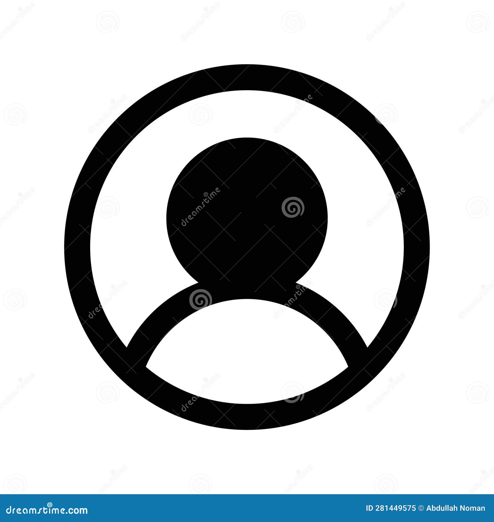 Men Profile Icon design stock vector. Illustration of isolated - 281449575