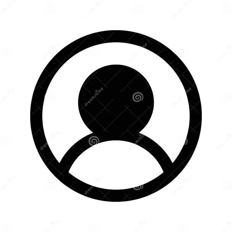 Men Profile Icon design stock vector. Illustration of isolated - 281449575