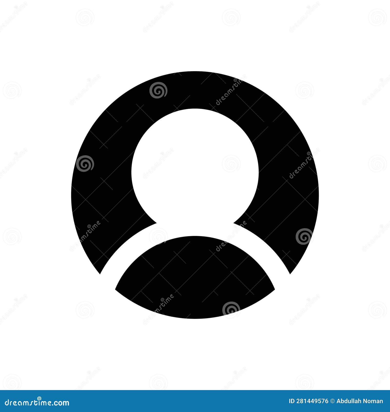 Men Profile Icon design stock vector. Illustration of person - 281449576