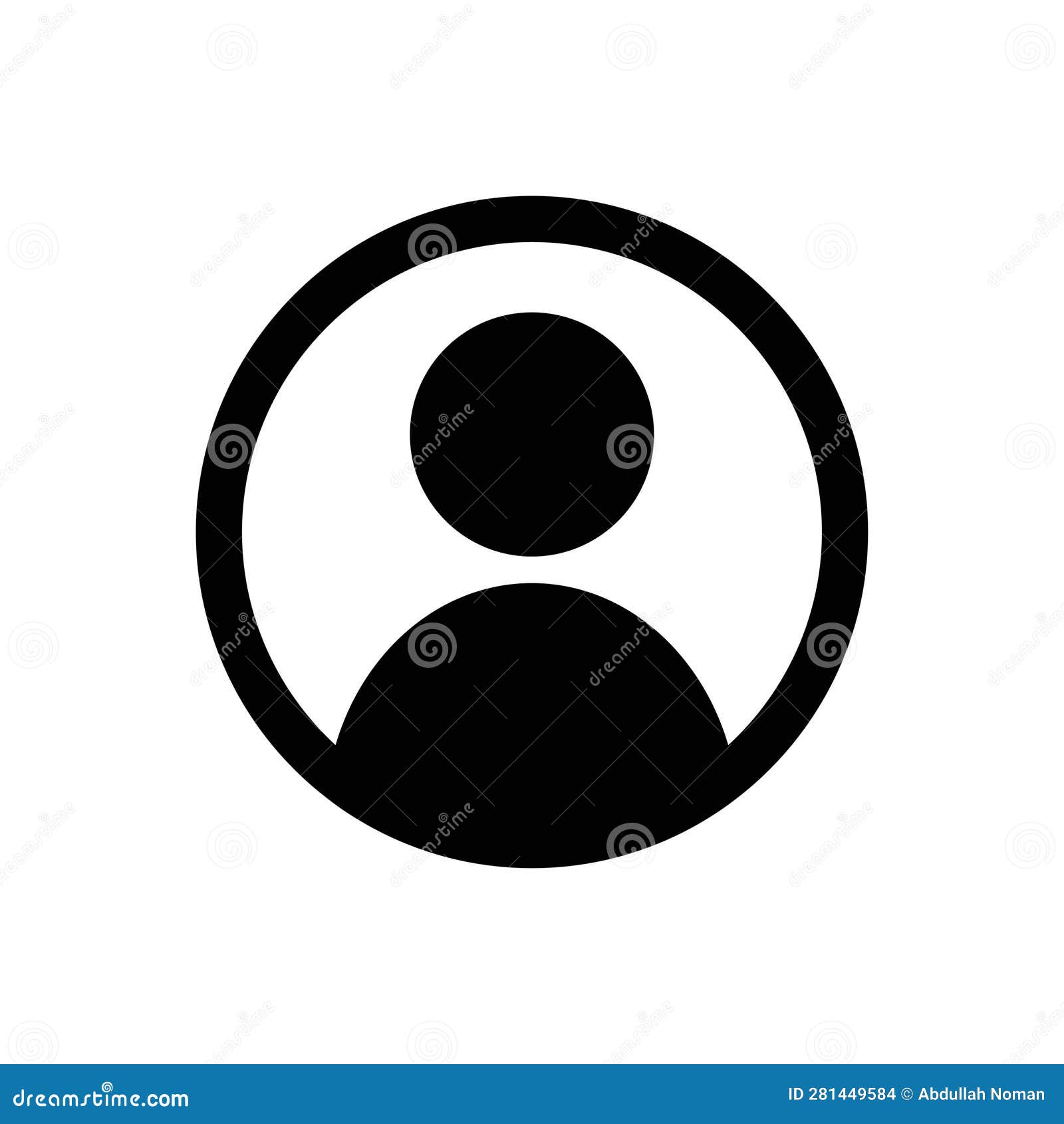 Profile Avatar icon design stock vector. Illustration of people - 281449584
