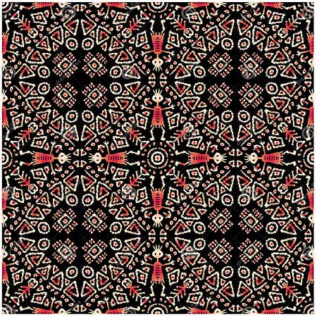 African Ethnic Seamless Pattern Abstract. African Geometric Pattern on ...