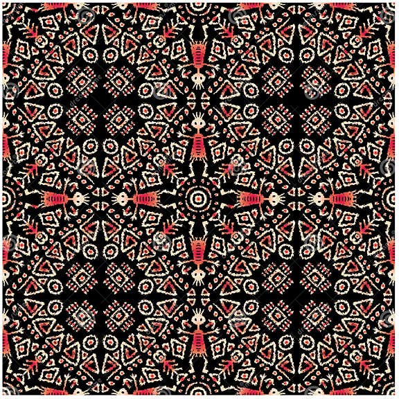 African Ethnic Seamless Pattern Abstract. African Geometric Pattern on ...