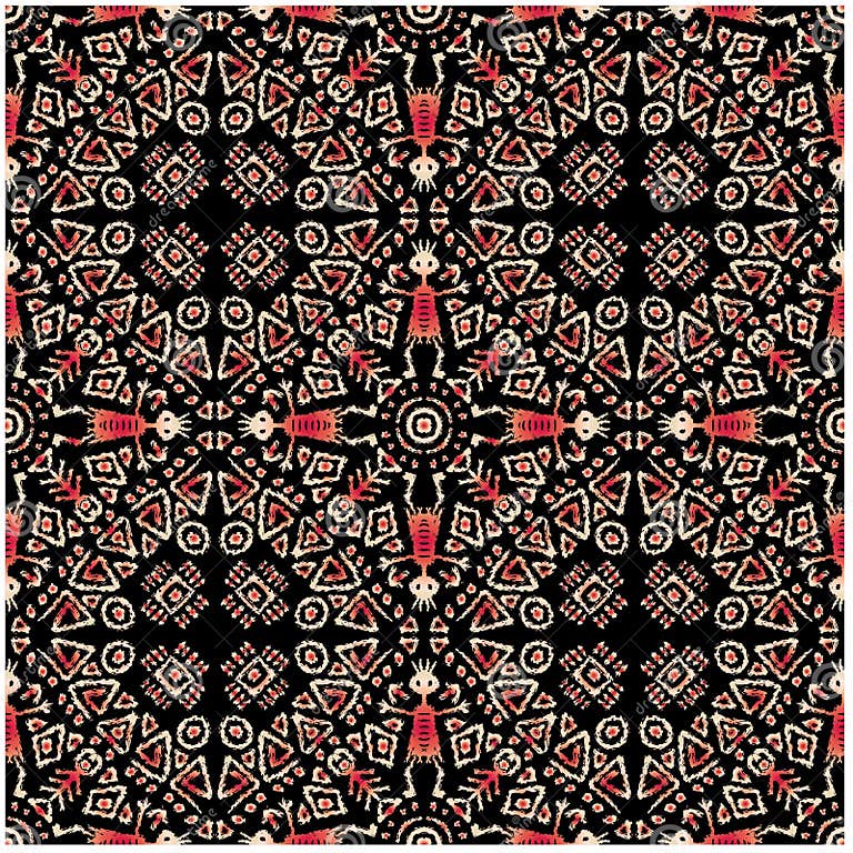 African Ethnic Seamless Pattern Abstract. African Geometric Pattern on ...