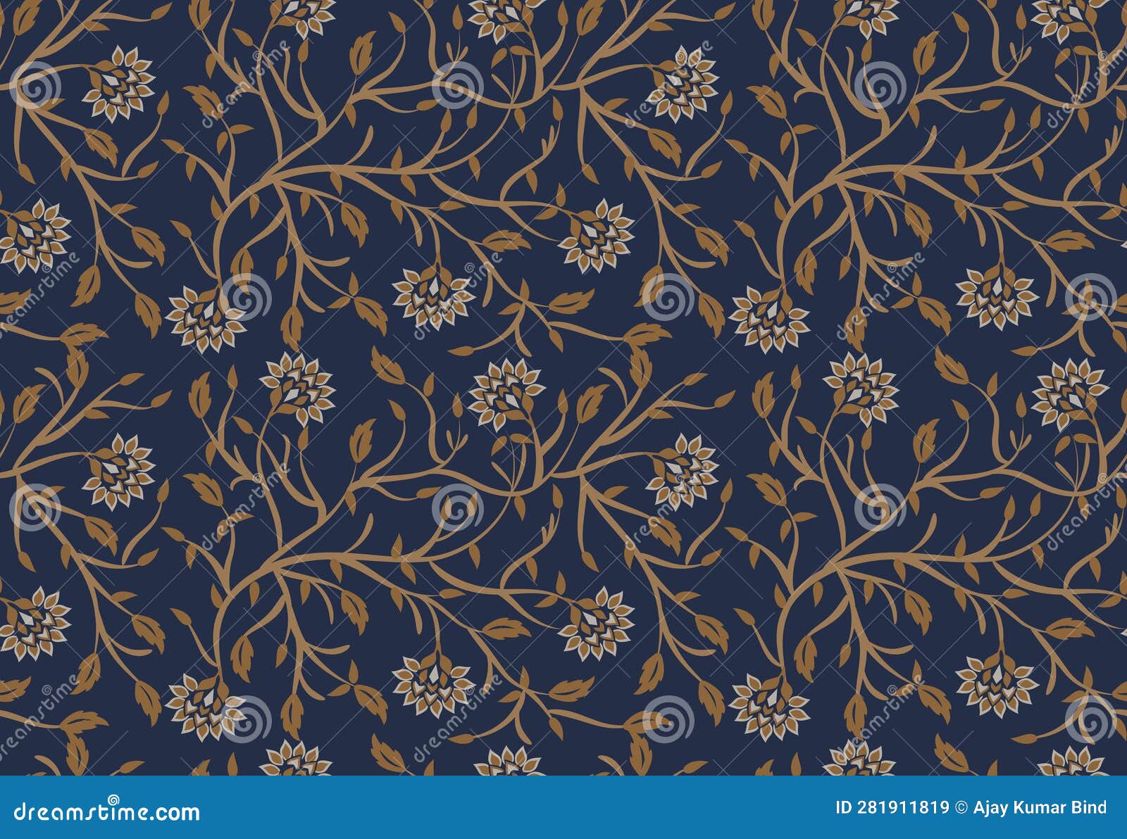 Textile Digital Print Texture Patterns, Seamless Floral Flowers, for ...