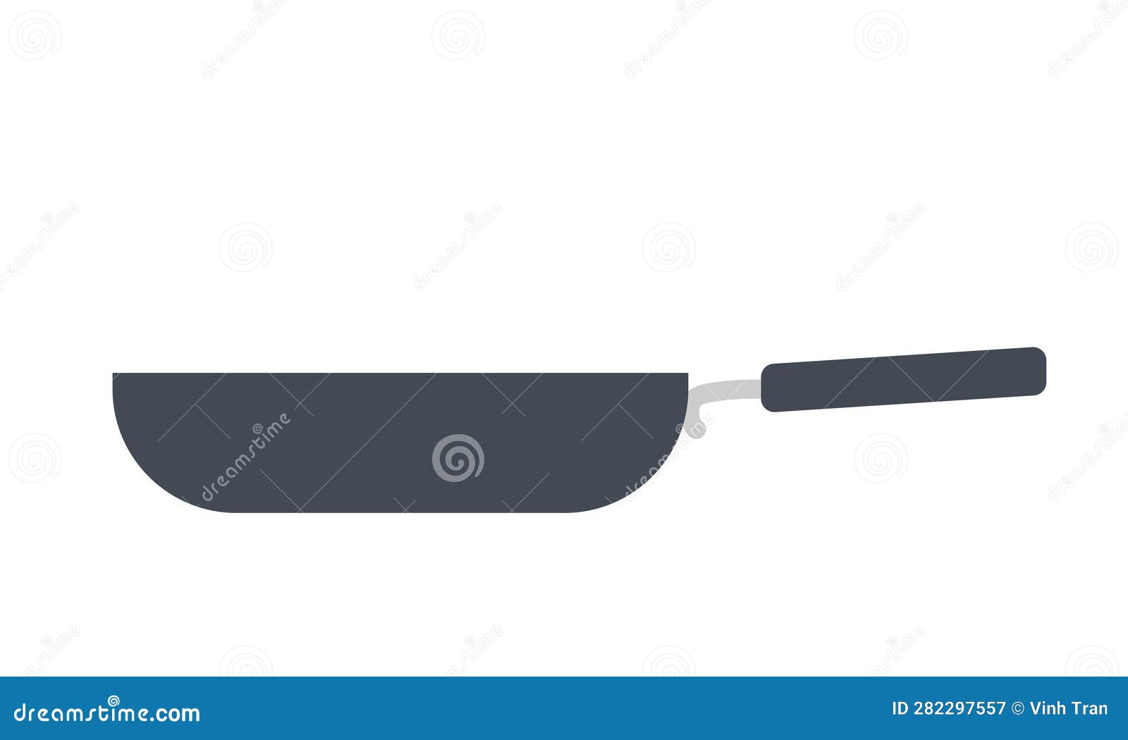 Frying Pan Icon Clipart Vector Illustration. Kitchen Frying Pan Sign ...