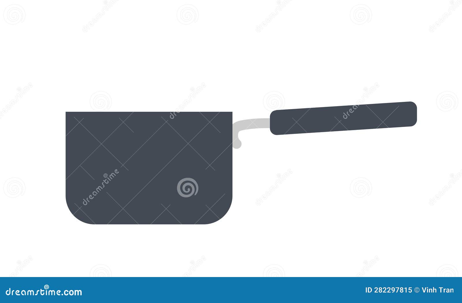 Saucepan Clipart Vector Illustration. Sauce Pan Sign Flat Vector Design. Simple Saucepan Icon ...