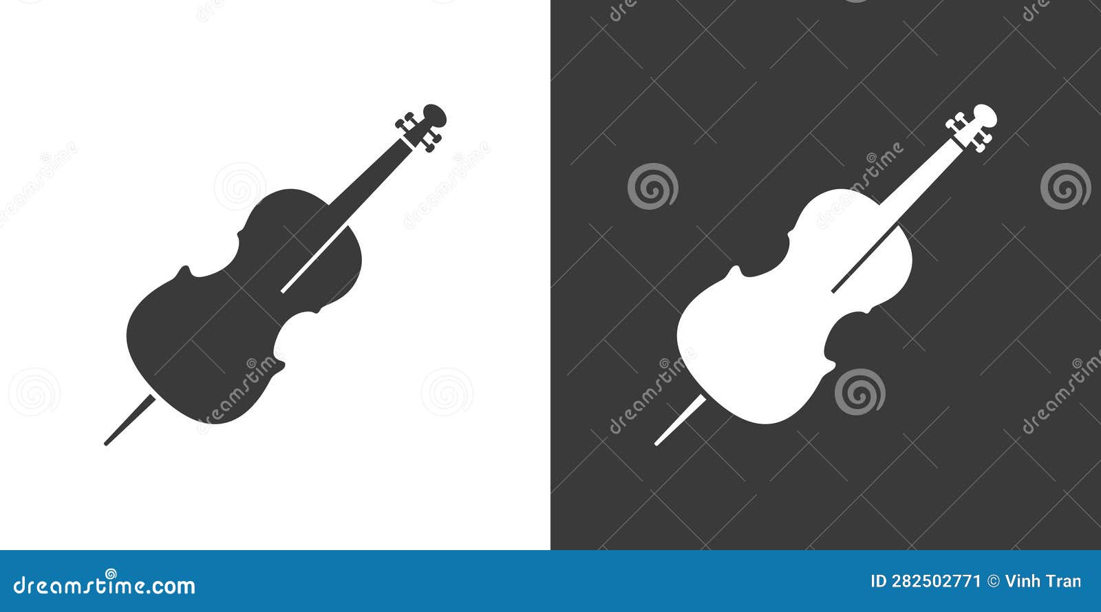 Cello Flat Web Icon. Cello Logo Design. String Instrument Simple Cello ...