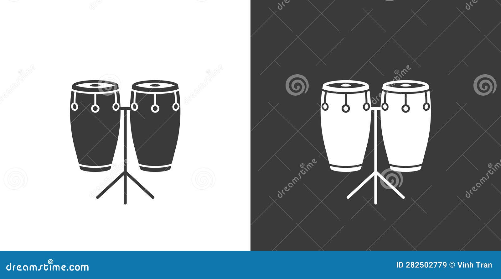 Congas Vector Illustration | CartoonDealer.com #62931278