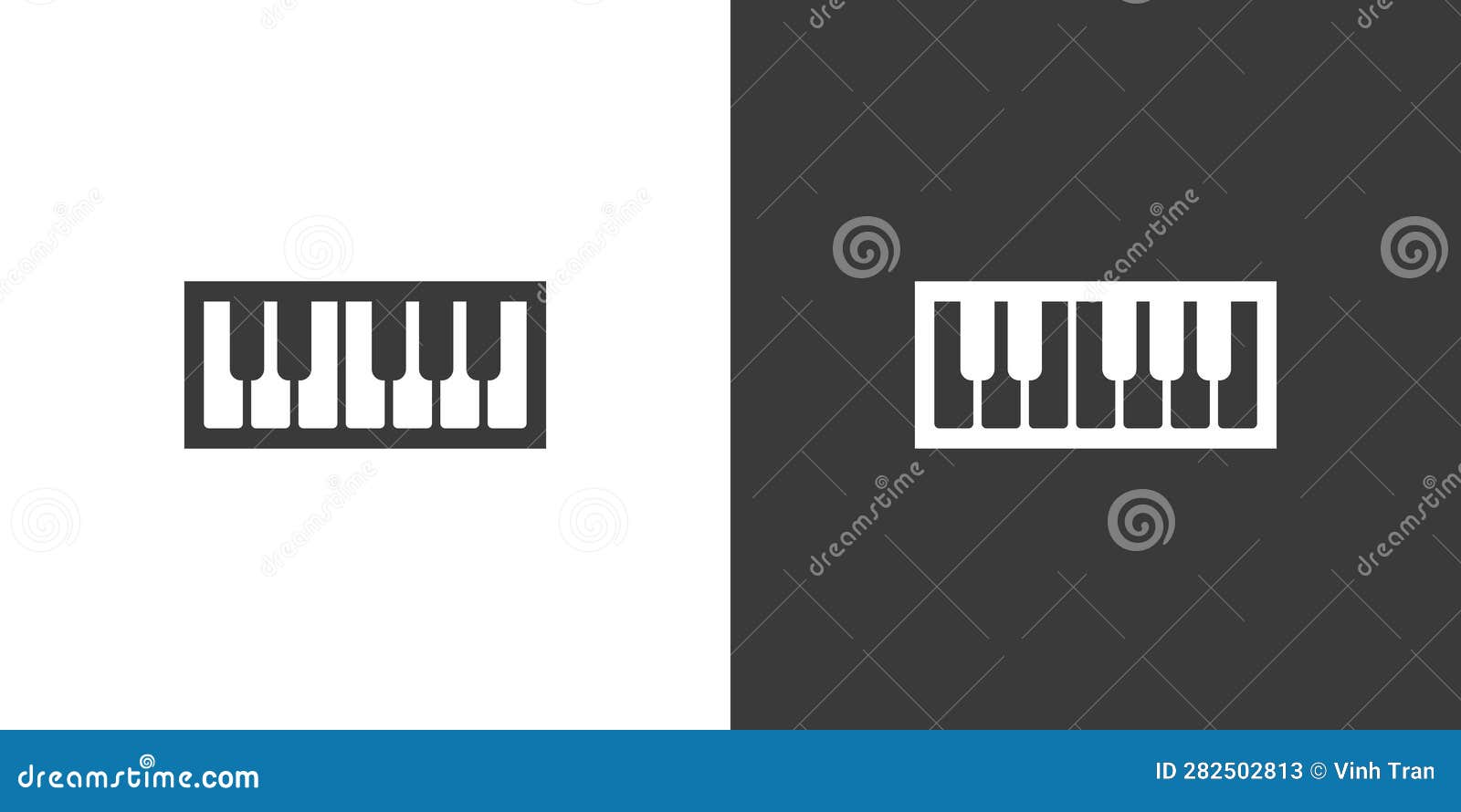 Piano Keyboard Flat Web Icon. Piano Keys Logo. Musical Instrument Piano ...