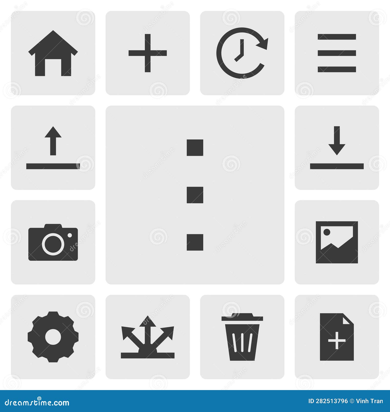 Option Icon Vector Design. Simple Set of Smartphone App Icons ...
