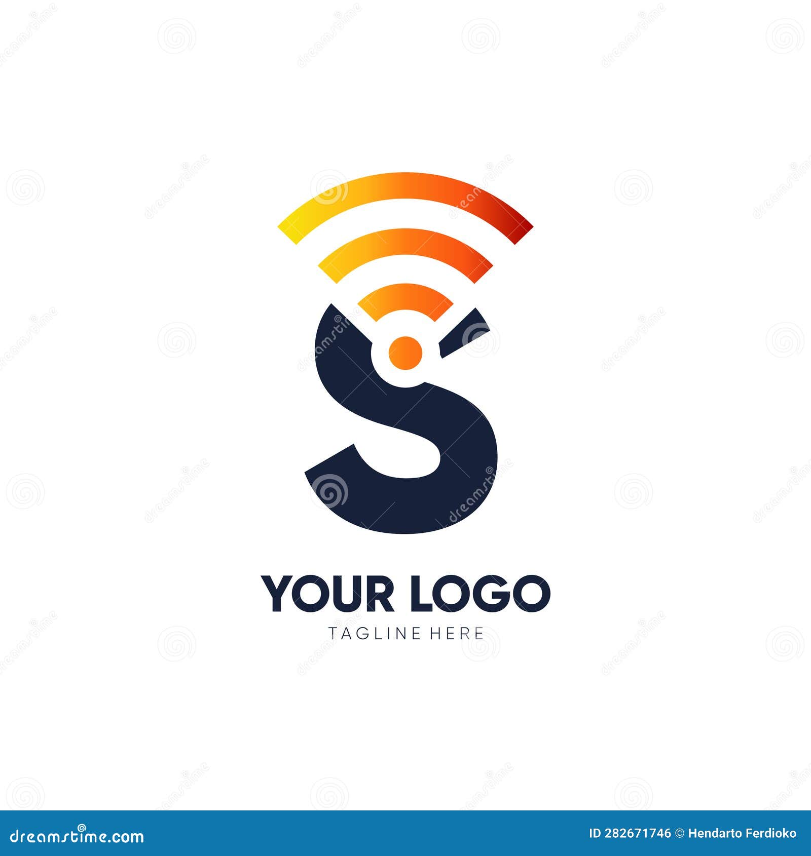 Letter S Initial Signal Logo Design Vector Icon Graphic Emblem ...