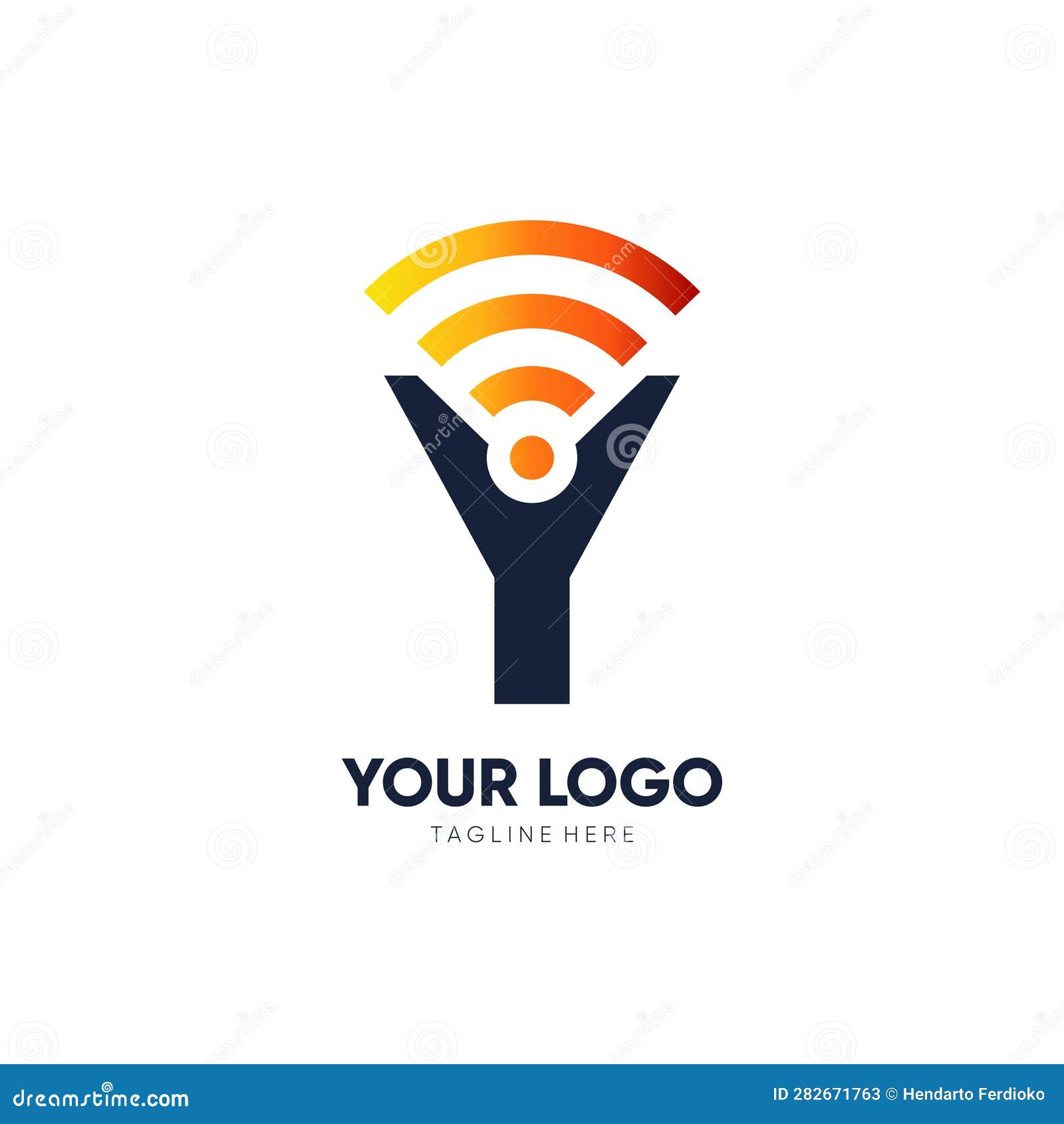 Letter Y Initial Signal Logo Design Vector Icon Graphic Emblem ...
