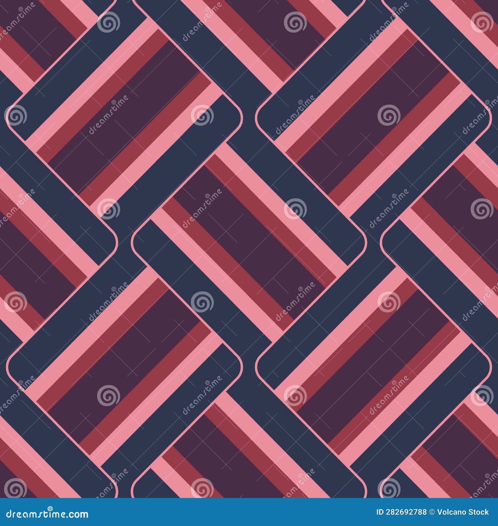 Vector Seamless Abstract Pattern, Geometric Colorful Background Stock ...