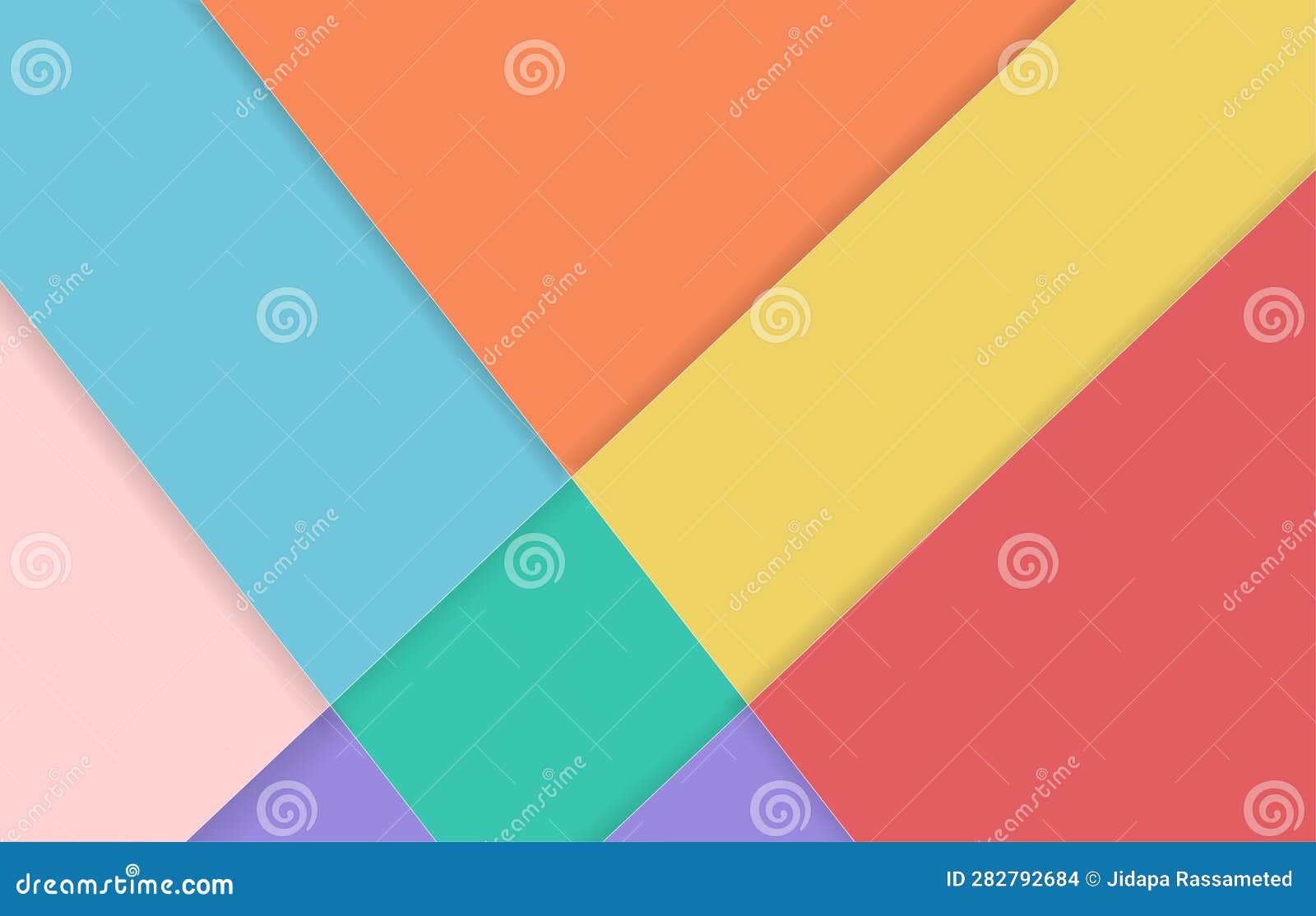 Abstract Pride Month Papercut Colorful Pastel Rainbow Geometric ...