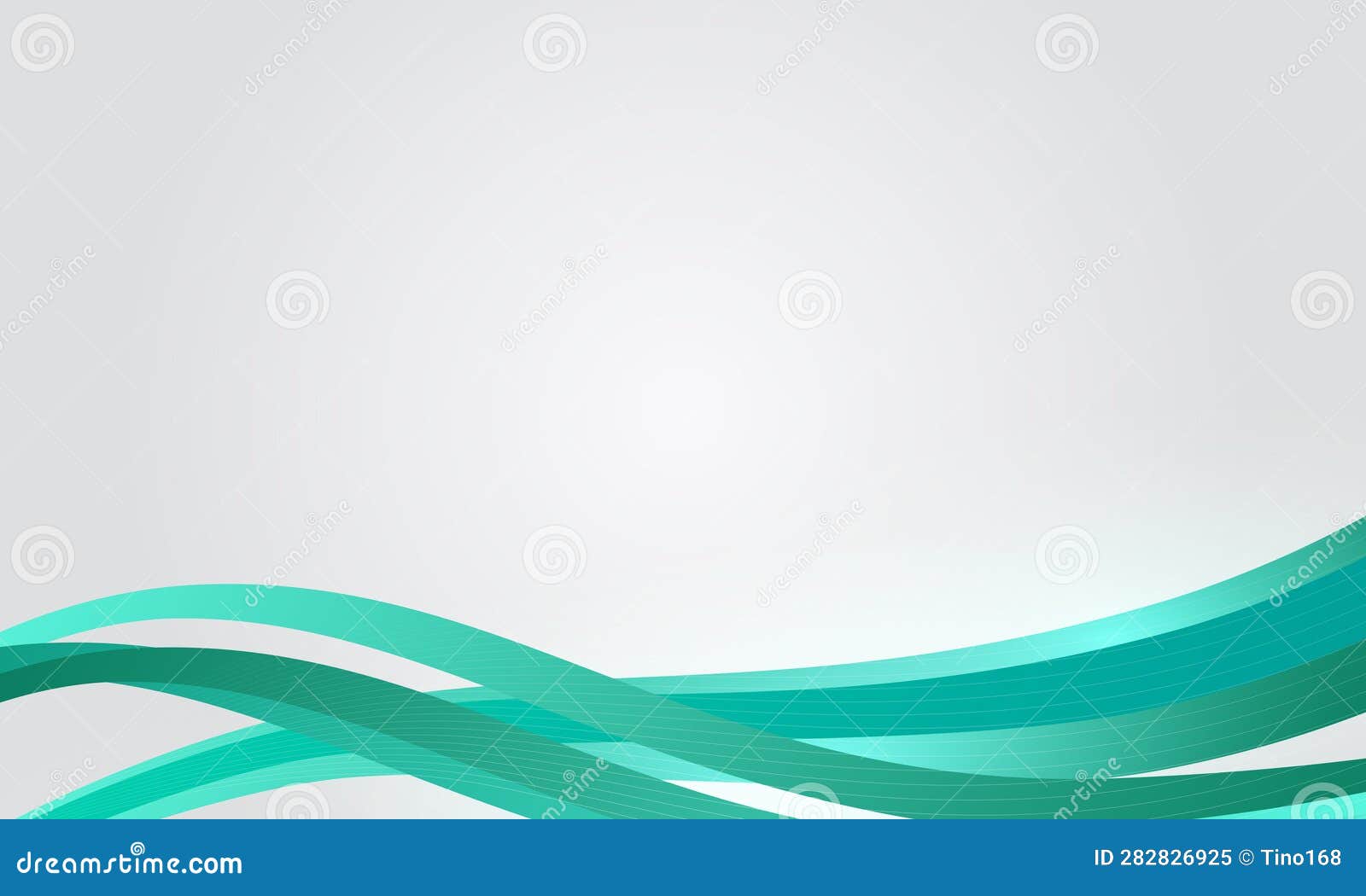 Vector Green Curve Frame Template Vector Stock Vector - Illustration of ...