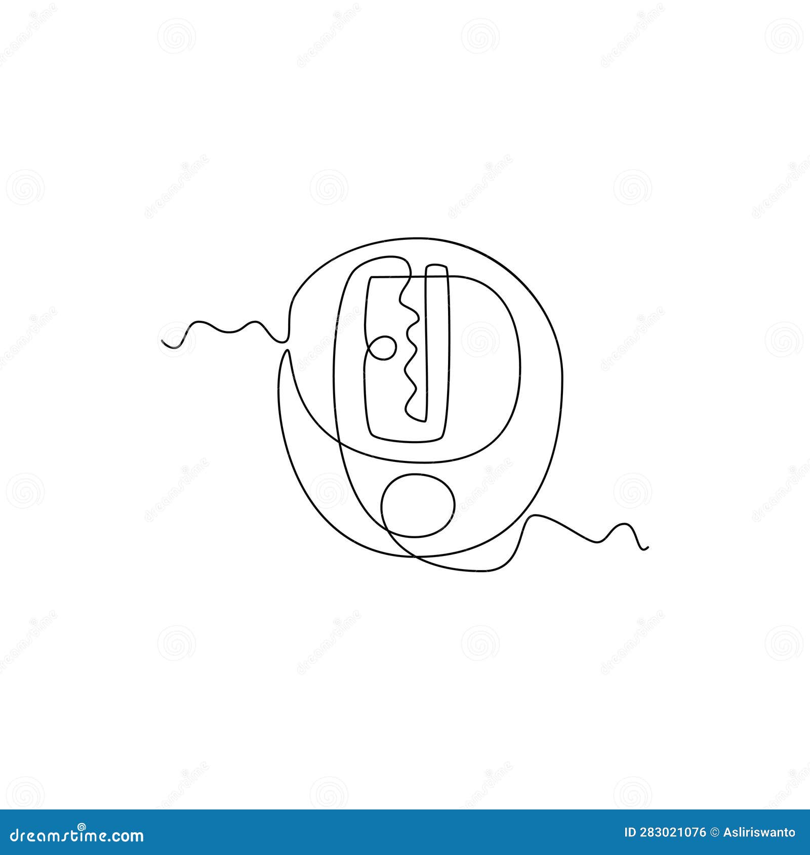 Pencil Shavings Line Icon. One Line Continuous Style Stock Vector ...