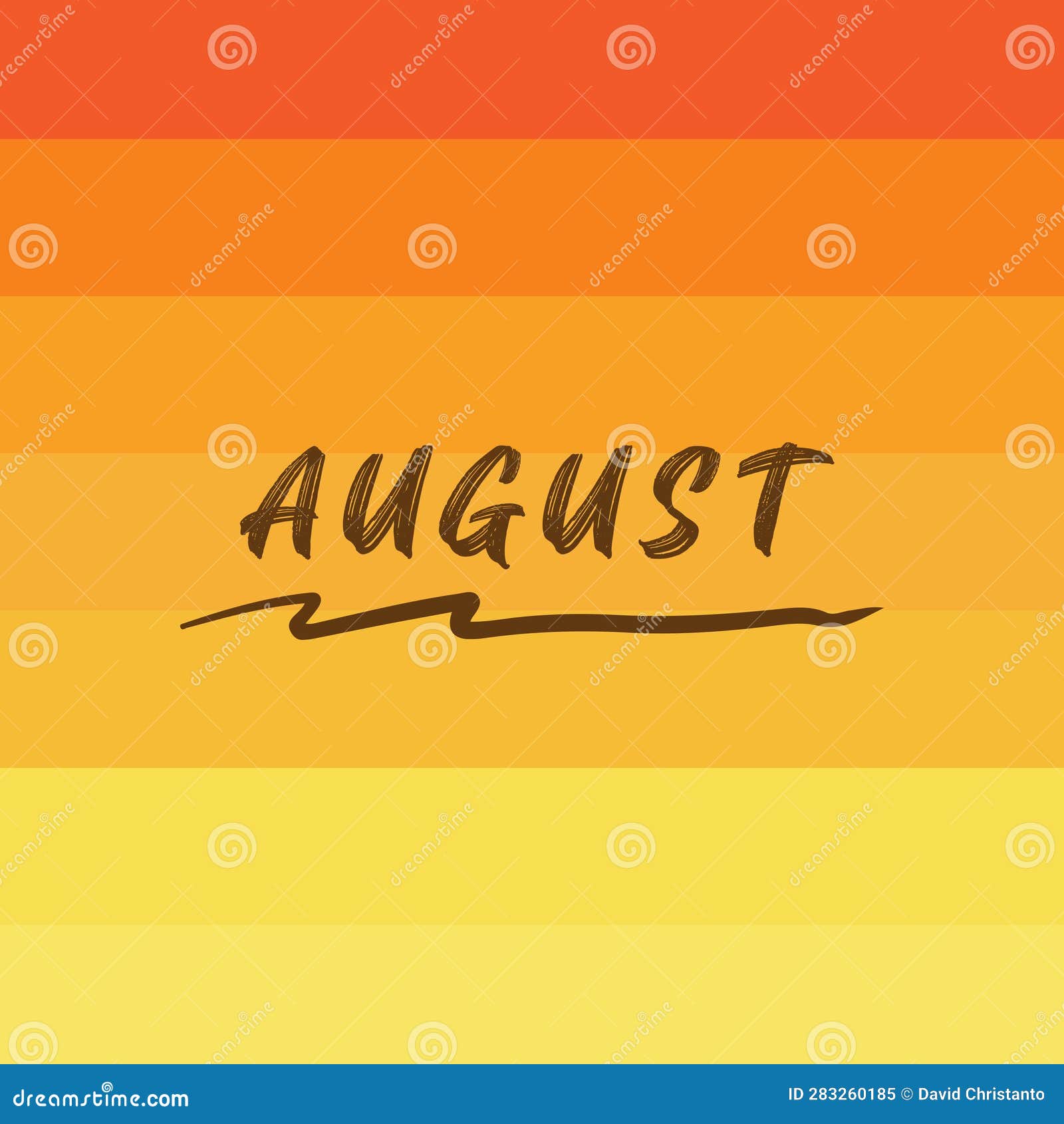 Welcome august stock vector. Illustration of card, template - 283260185