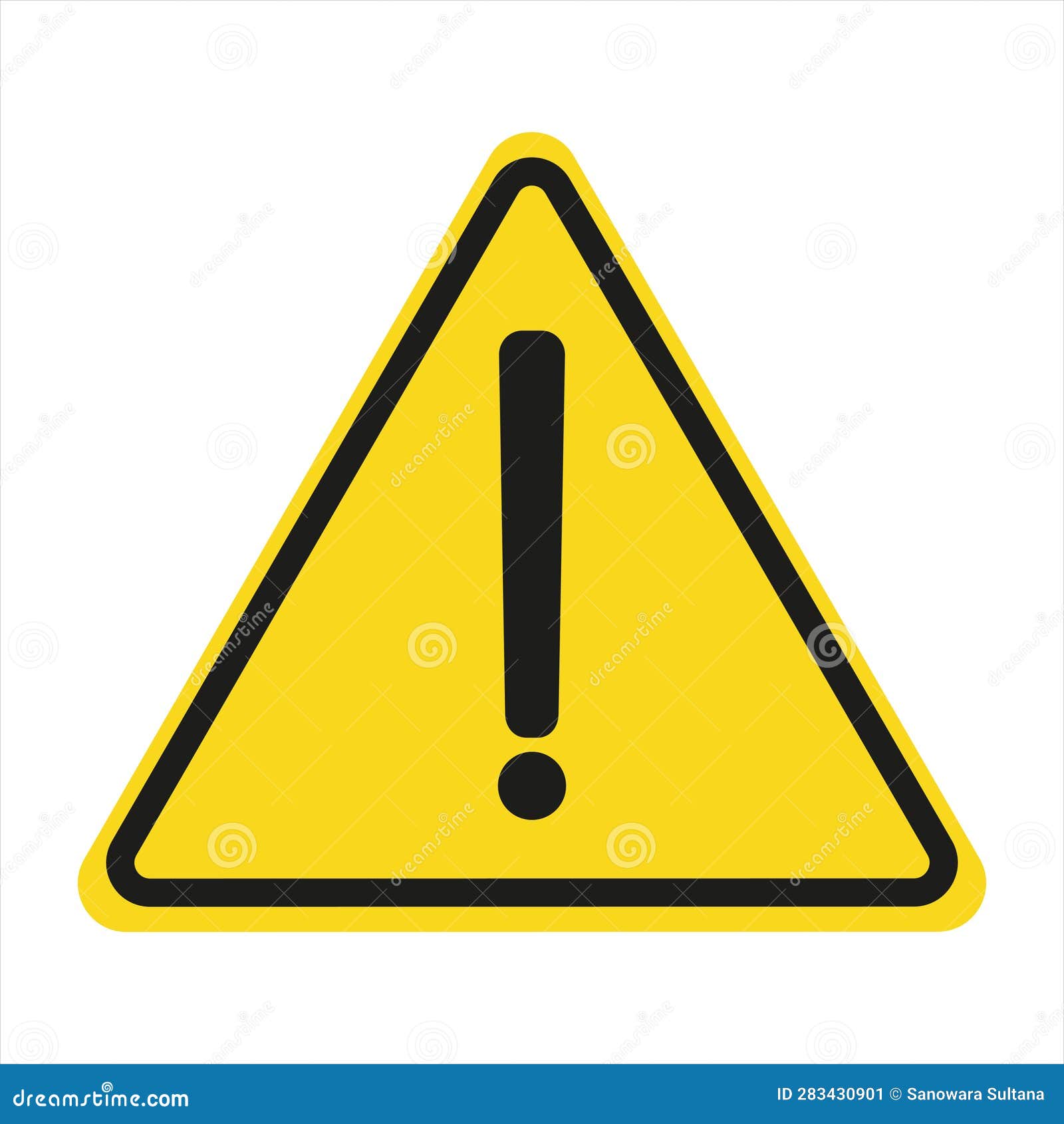 Triangle Warning Sign, Warning and Exclamation Mark Icon Vector ...