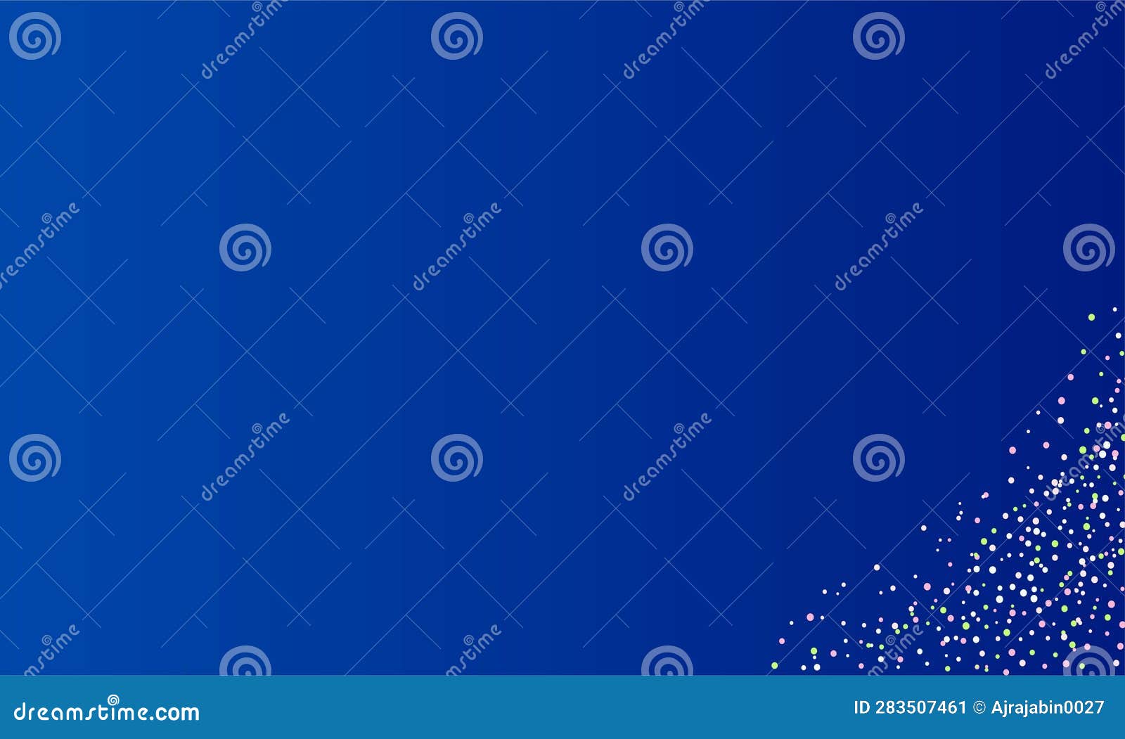 Simple Blue Template with Design Stock Vector - Illustration of ...