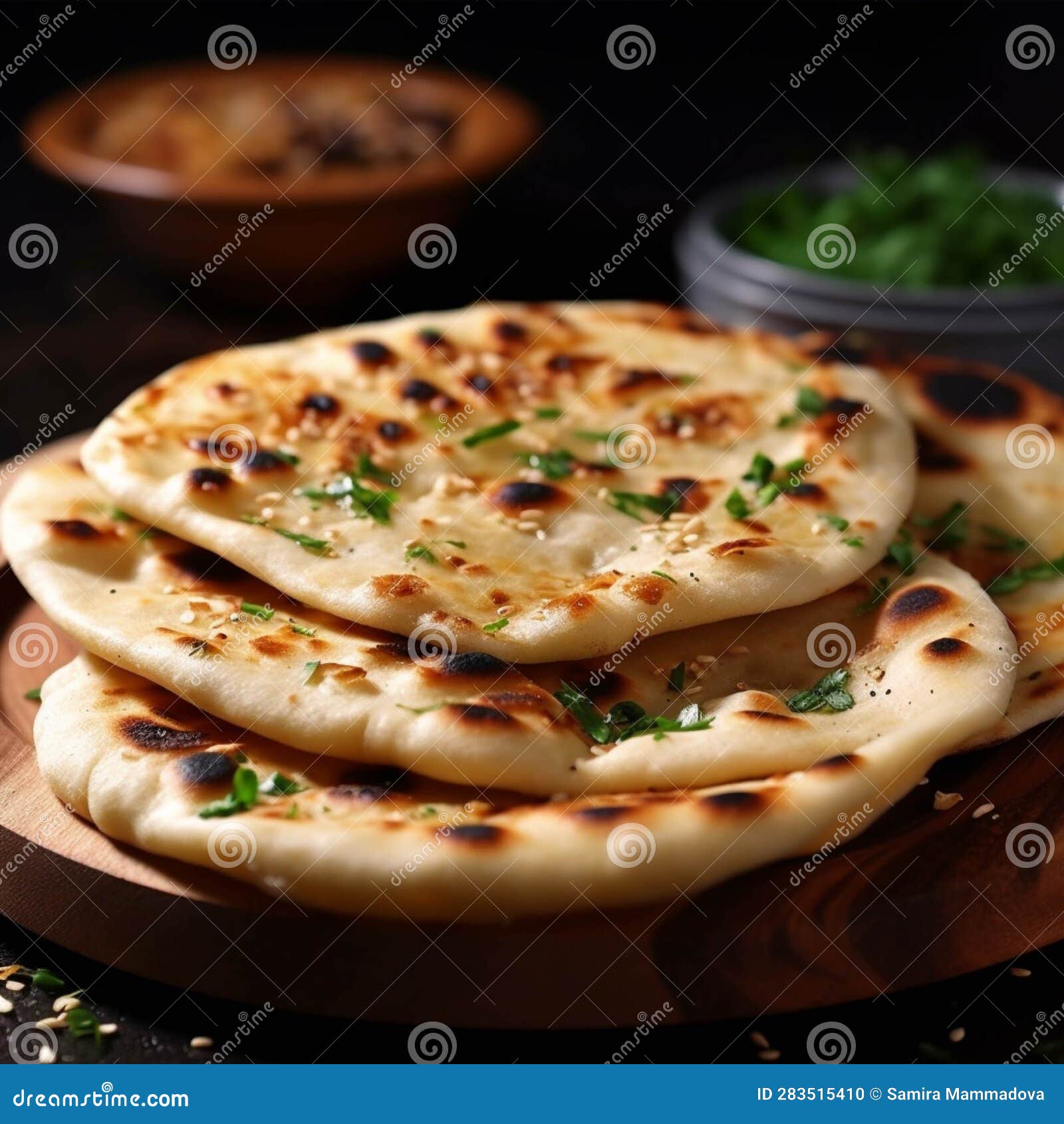 Indian Naan - Indian Naan Bread Flat Vector Design Illustration Clipart ...