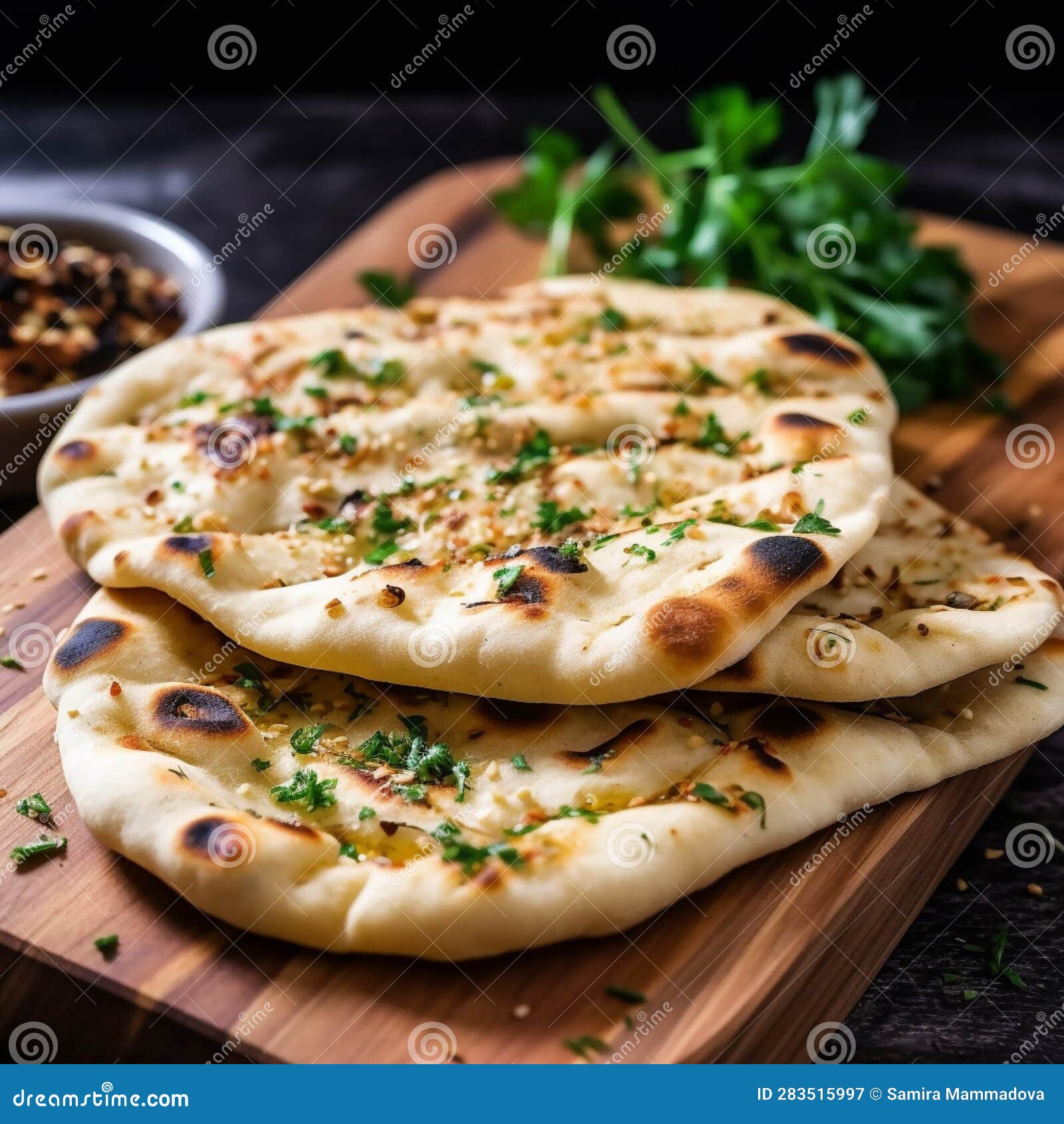 Indian Naan - Indian Naan Bread Flat Vector Design Illustration Clipart ...