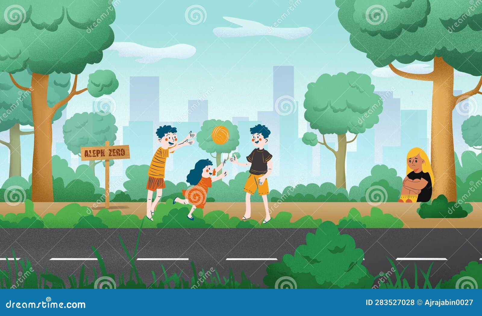 Withdrawn Child Cartoon