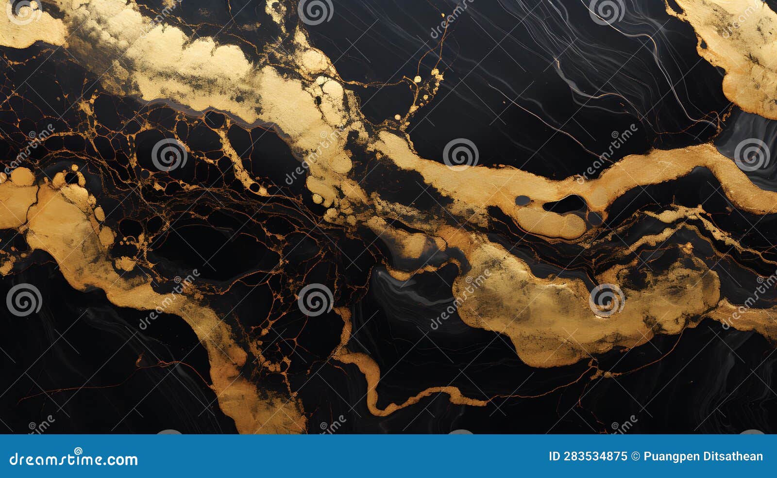 Golden Swirl, Art Design.Suminagashi — the Ancient Art of Japanese ...