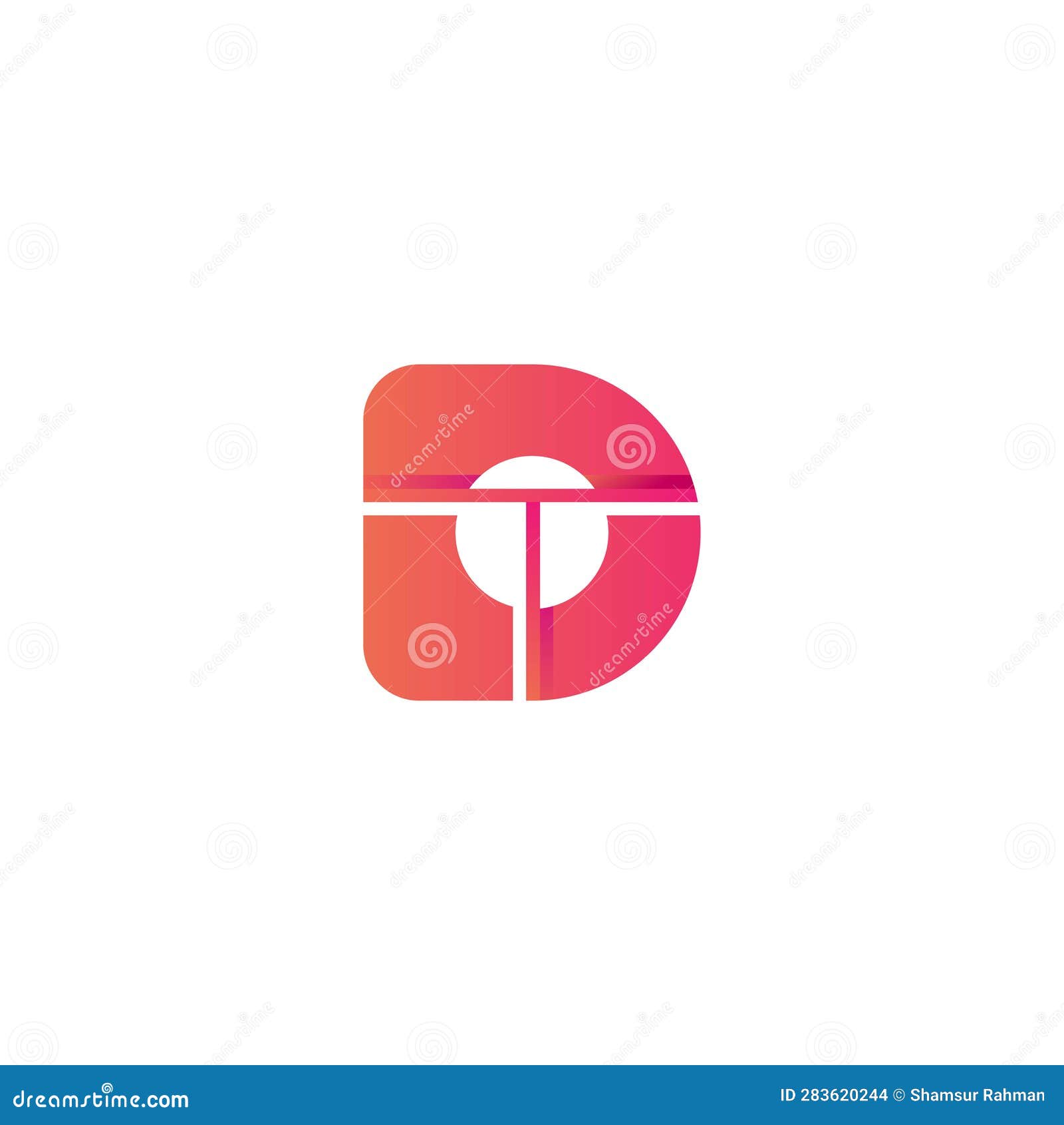 Alphabet Initials Logo TD, DT, T and D Stock Vector - Illustration of ...