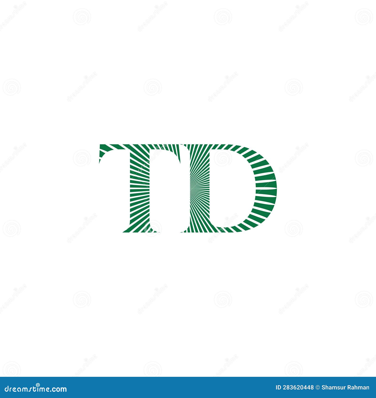 Alphabet Initials Logo TD, DT, T and D Stock Vector - Illustration of ...