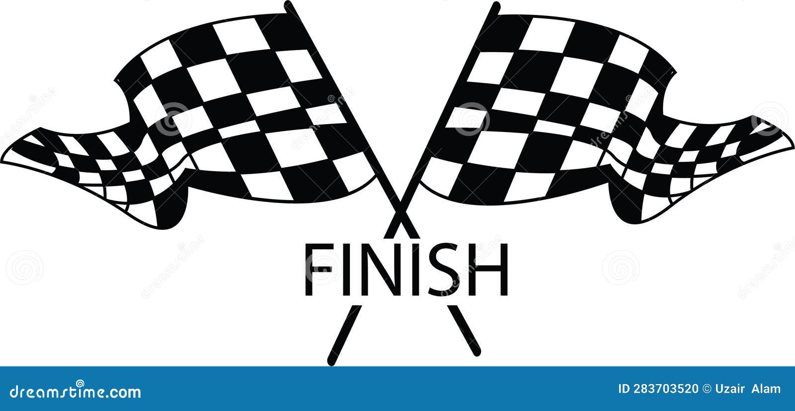 Checkered Nascar Car Racing Flag Vector File Illustration File Digital ...