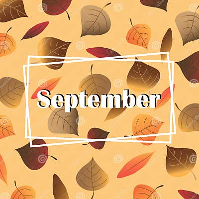 Hello September Vector Background Illustration Stock Vector ...