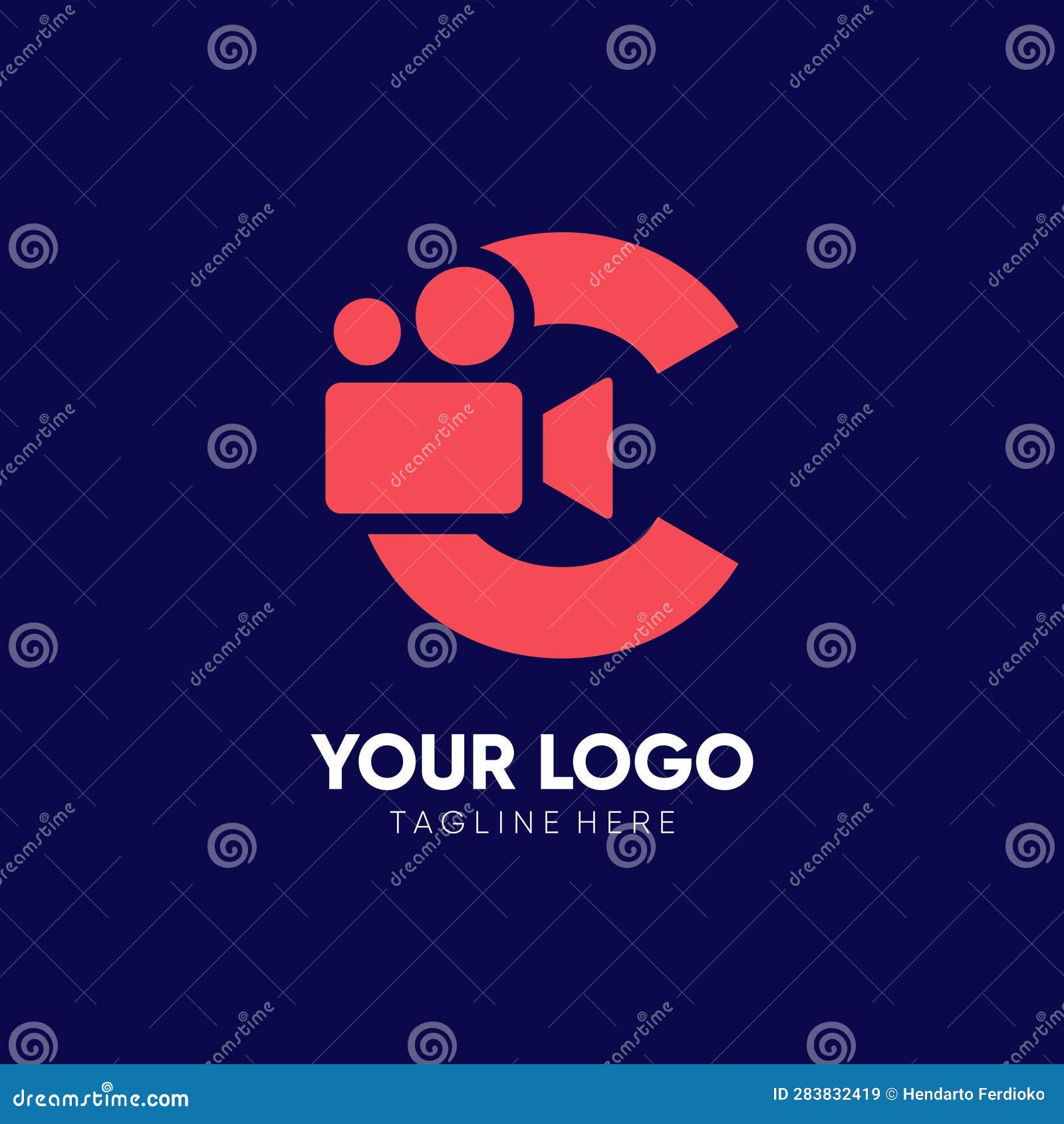 Letter C Initial Camera Video Logo Design Vector Icon Graphic Emblem ...