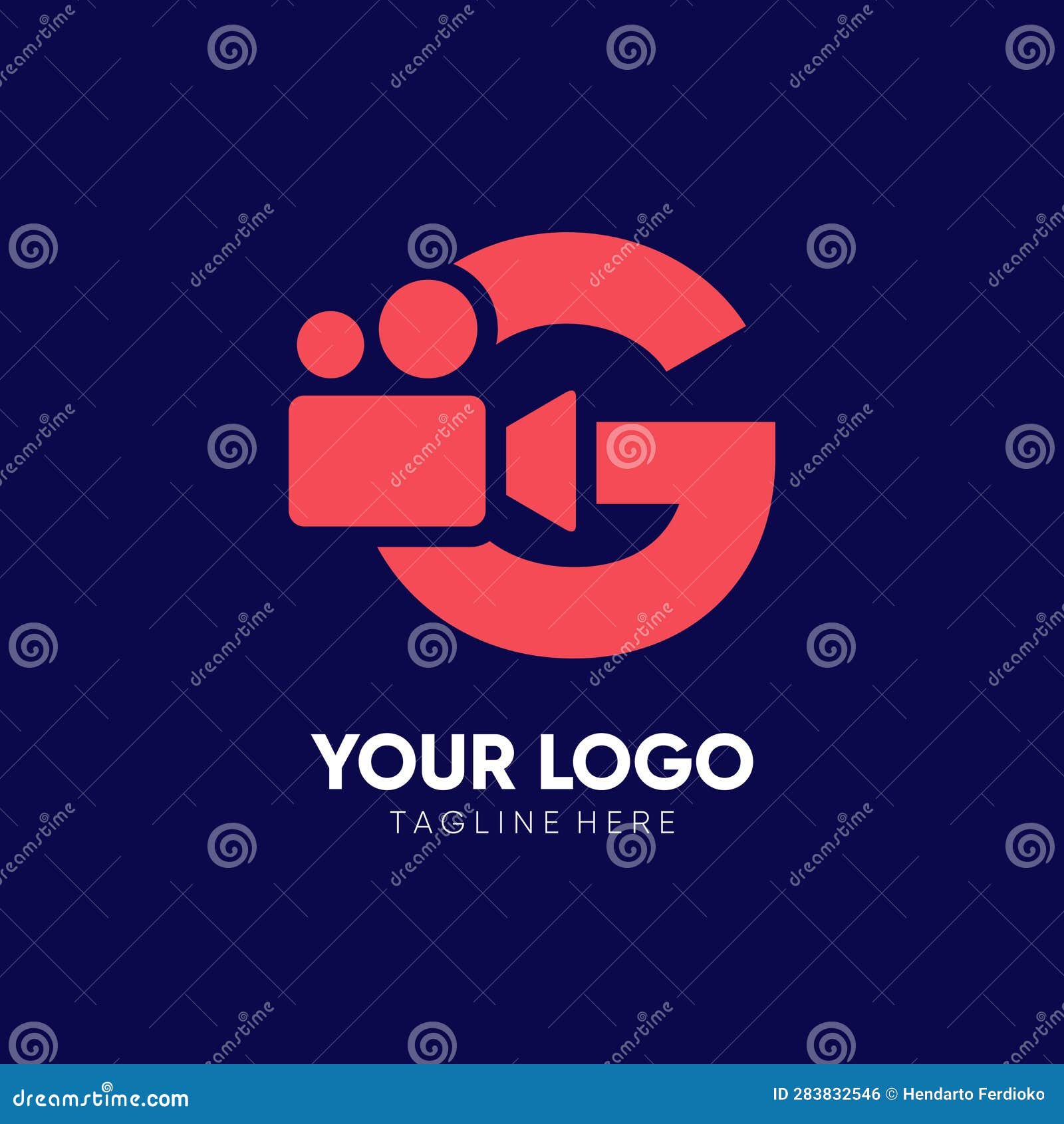 Letter G Initial Camera Video Logo Design Vector Icon Graphic Emblem ...