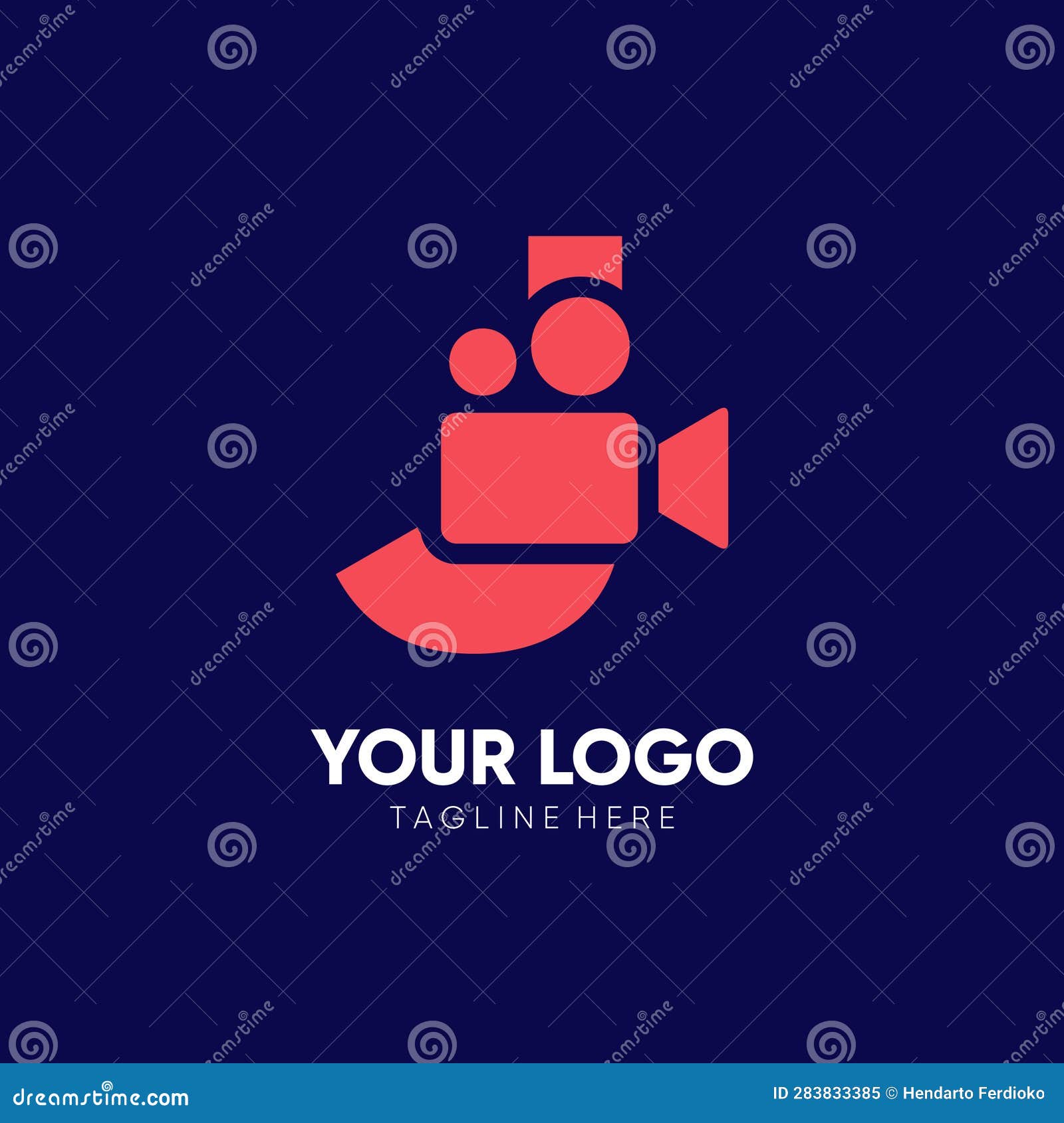 Letter J Initial Camera Video Logo Design Vector Icon Graphic Emblem ...