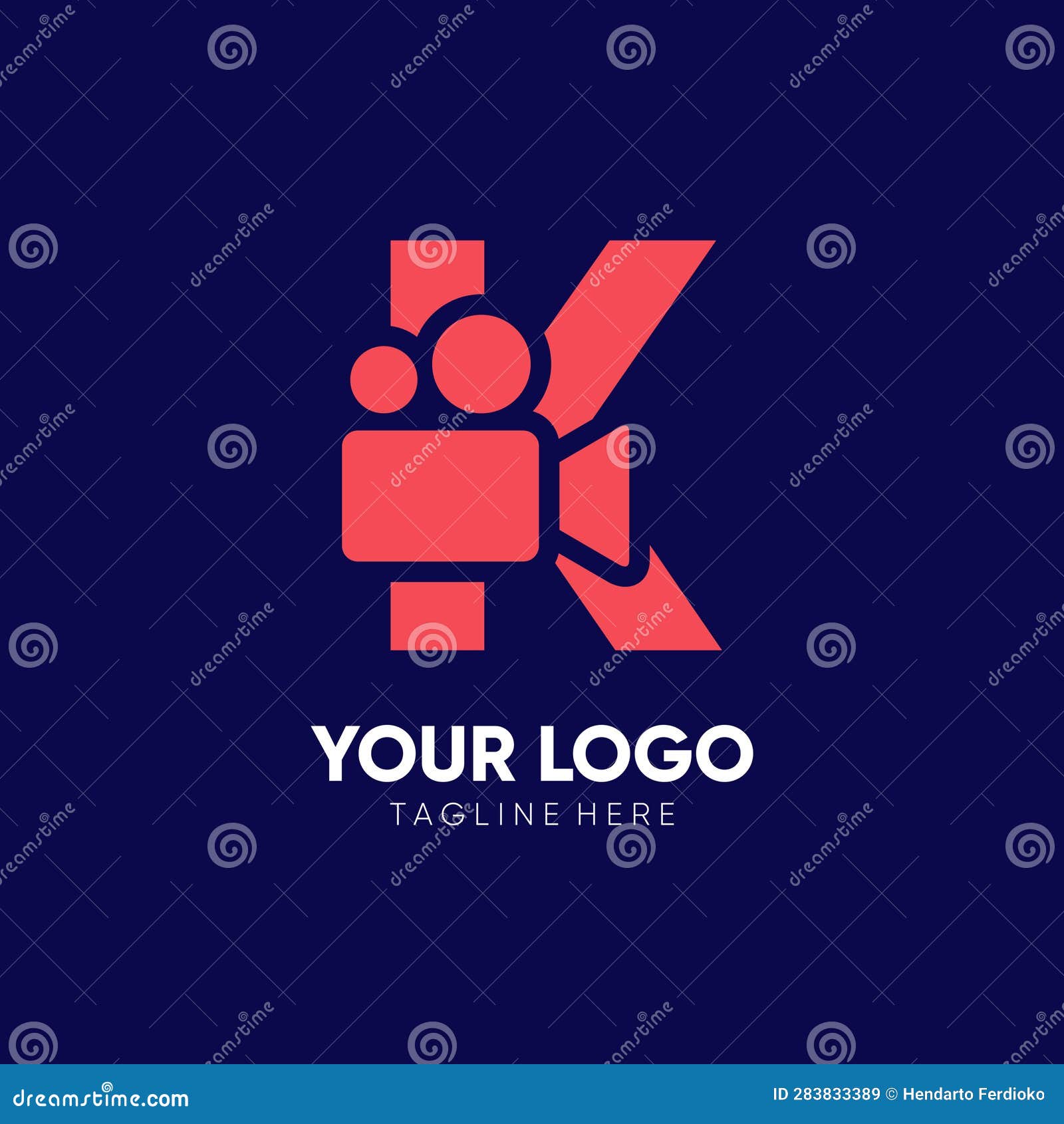 Letter K Initial Camera Video Logo Design Vector Icon Graphic Emblem ...