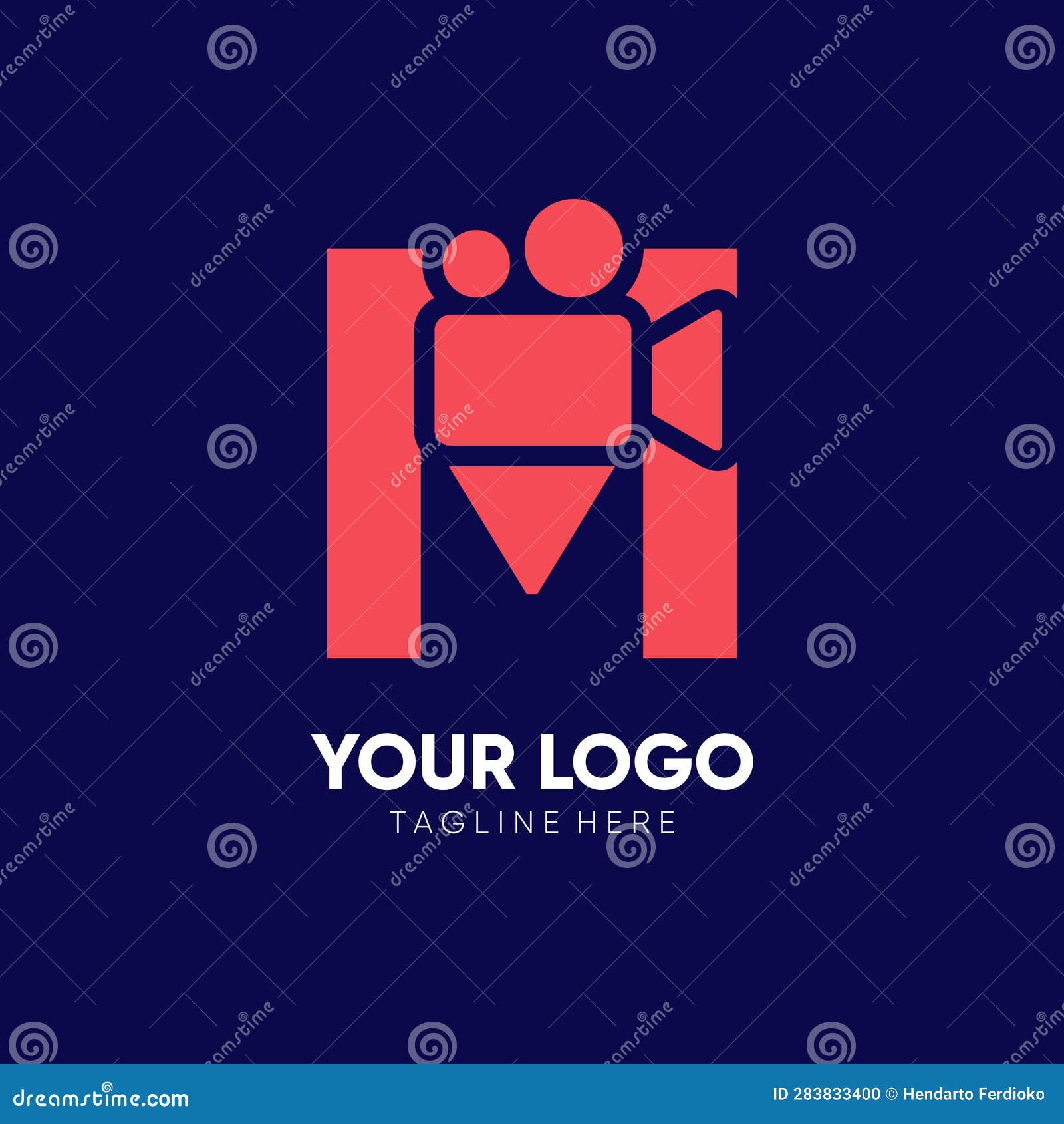 Letter M Initial Camera Video Logo Design Vector Icon Graphic Emblem ...