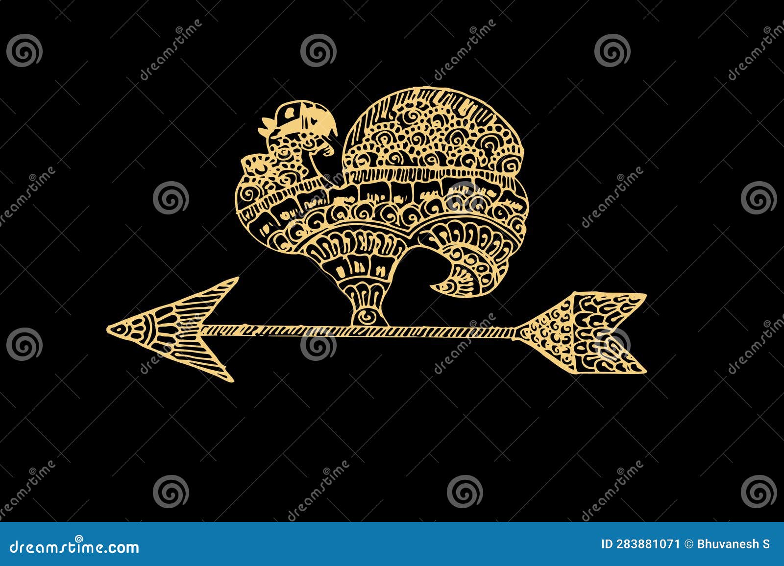 Zentangle Sun Icon Vector Illustration | CartoonDealer.com #50007200