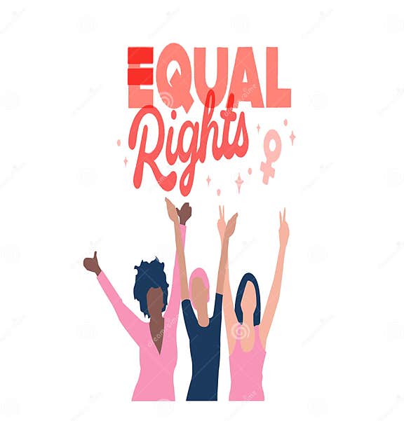 Unique Equal Rights Illustration Stock Vector - Illustration of ...