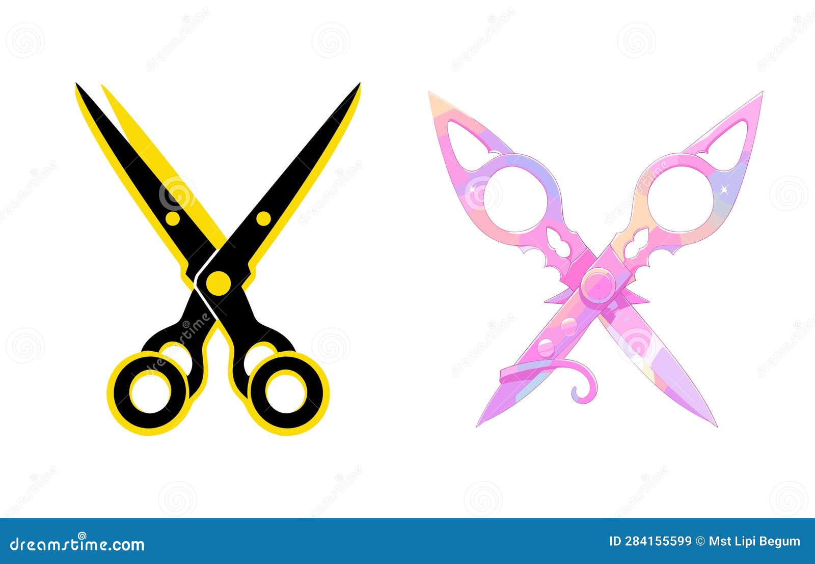 Back To School Flat Design of Scissors Vector,Illustration Vector Graphic of Scissor Icon Stock ...