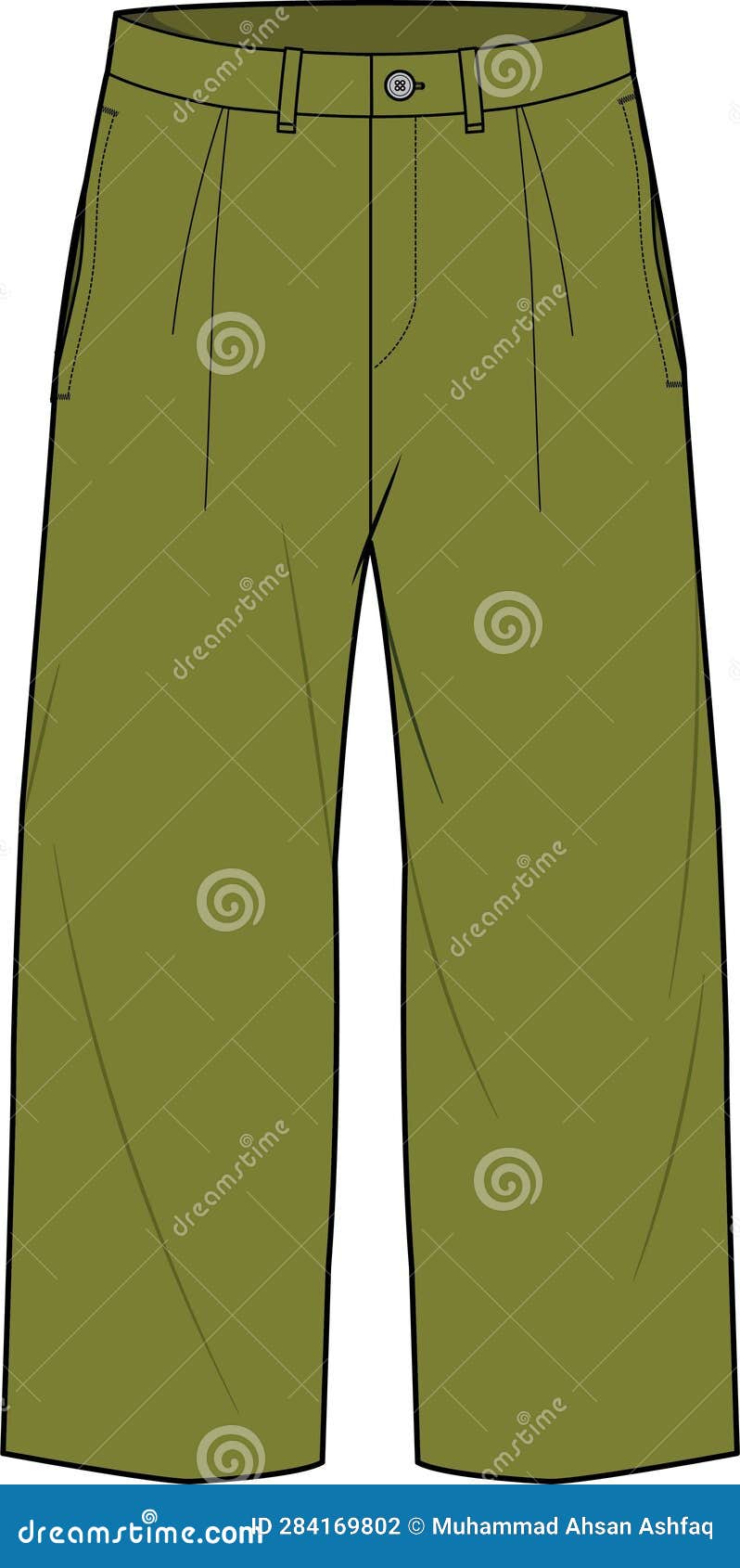 OVERSIZE FORMAL PANT for UNISEX WEAR Stock Vector - Illustration of ...