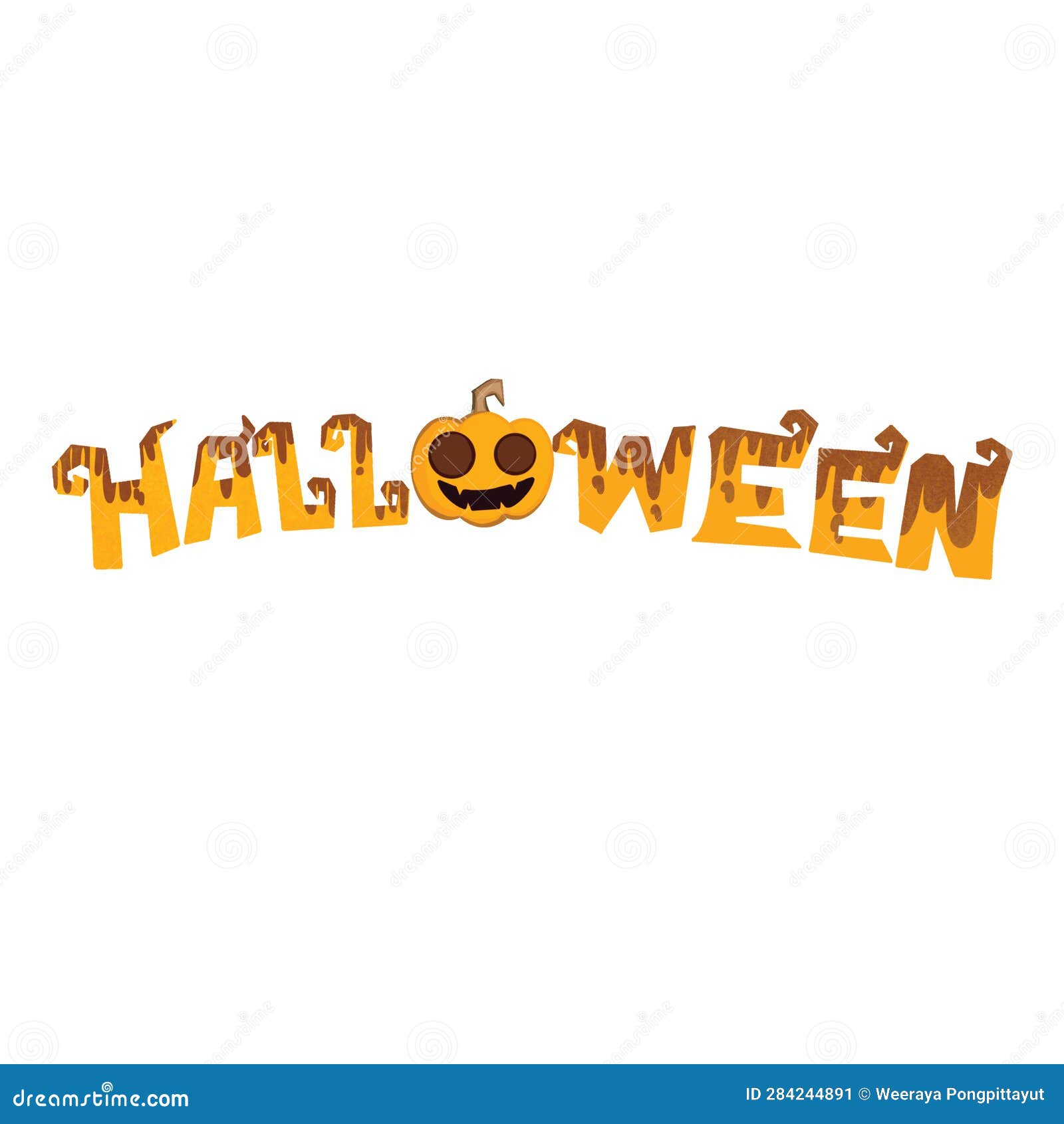 Halloween Halloween Text Candle Ghost Spider Skull Balloon Stock ...