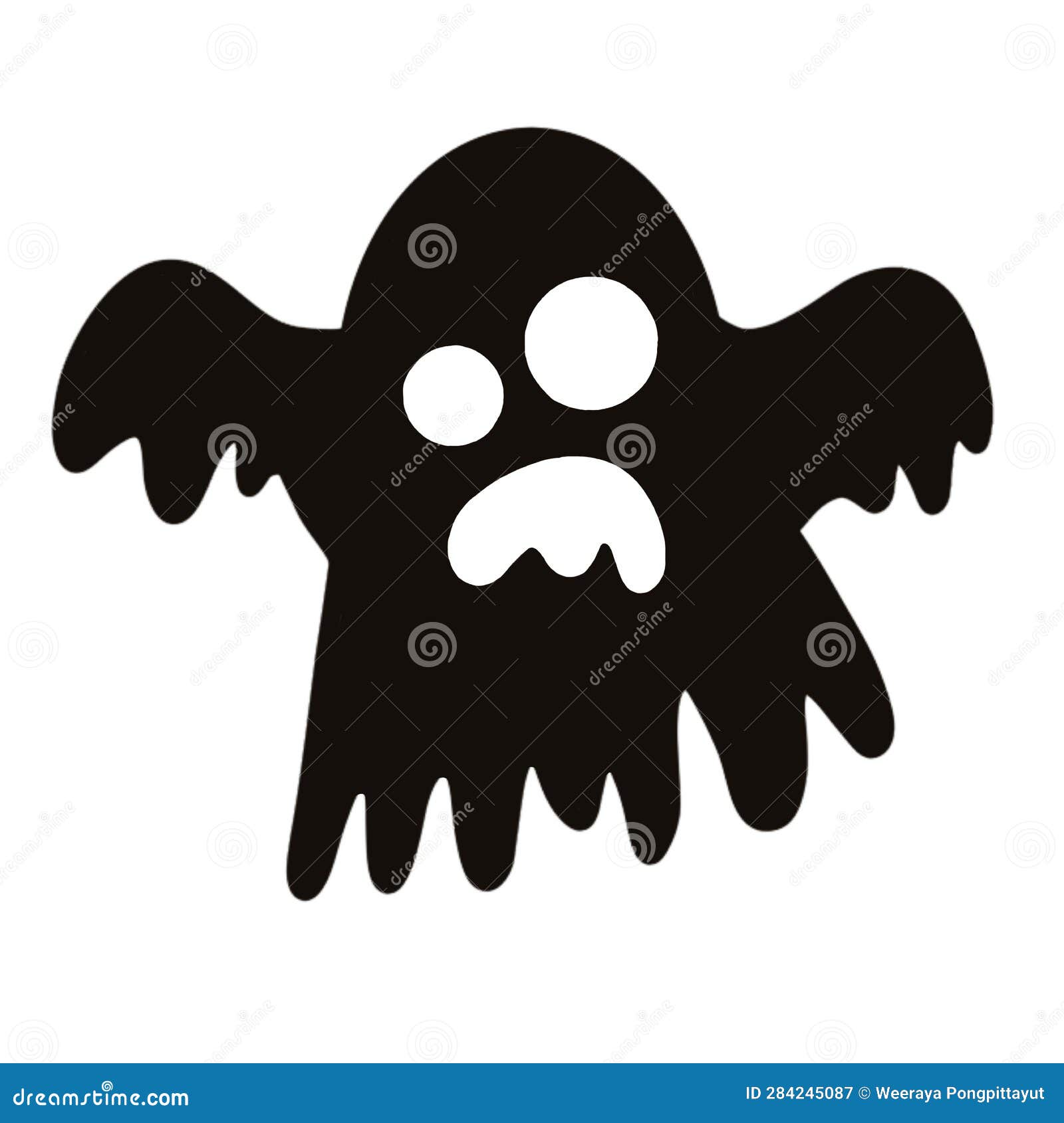 Halloween Halloween Text Candle Ghost Spider Skull Balloon Stock ...