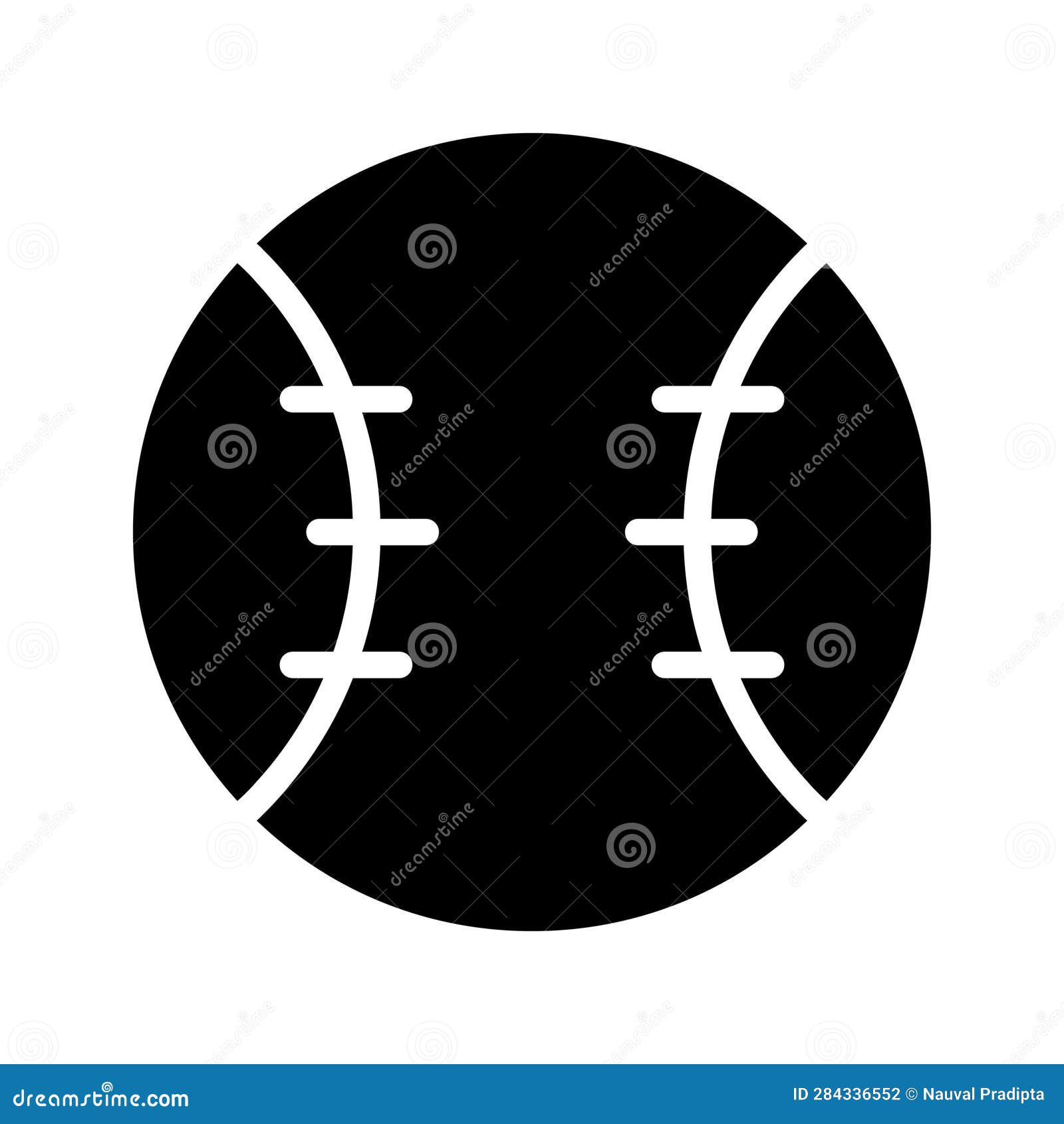 Baseball Solid Style Icon stock vector. Illustration of competition ...