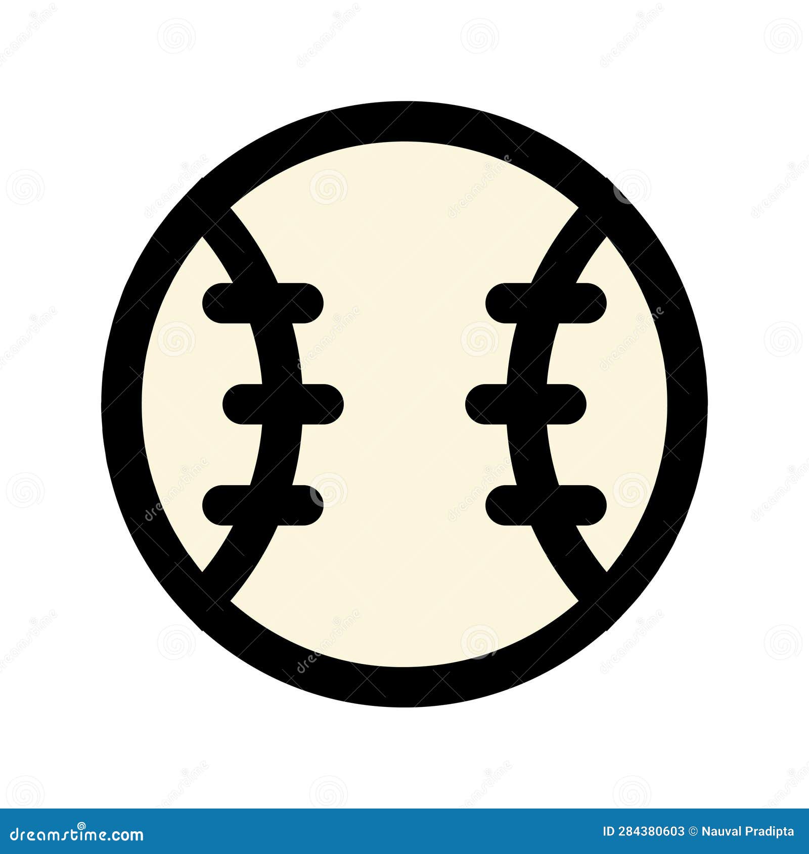 Baseball Filled Line Style Icon Stock Vector - Illustration of symbol ...