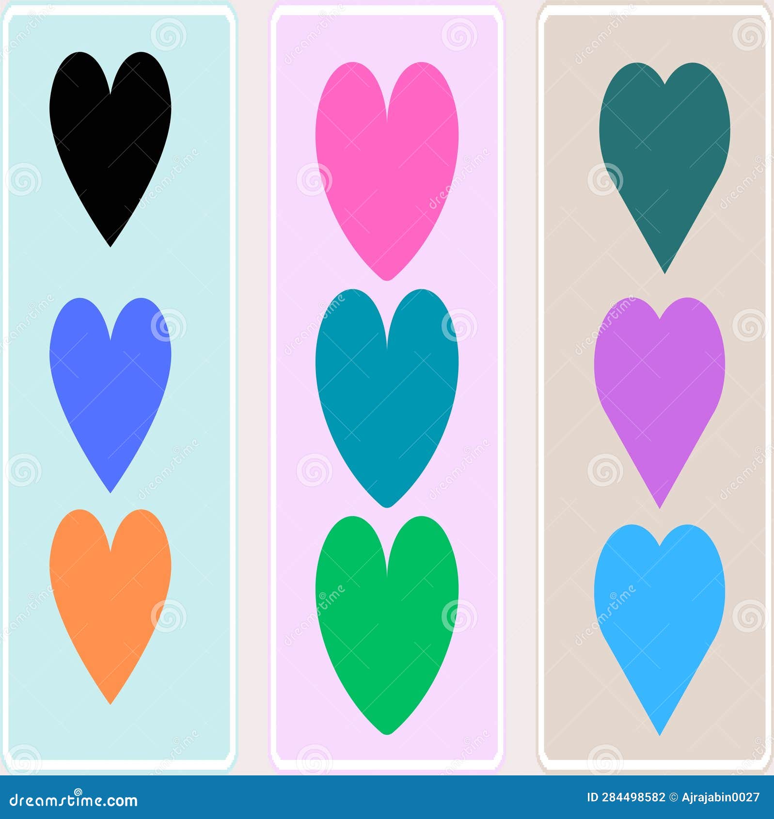 Simple Love Pattern stock illustration. Illustration of invitation ...