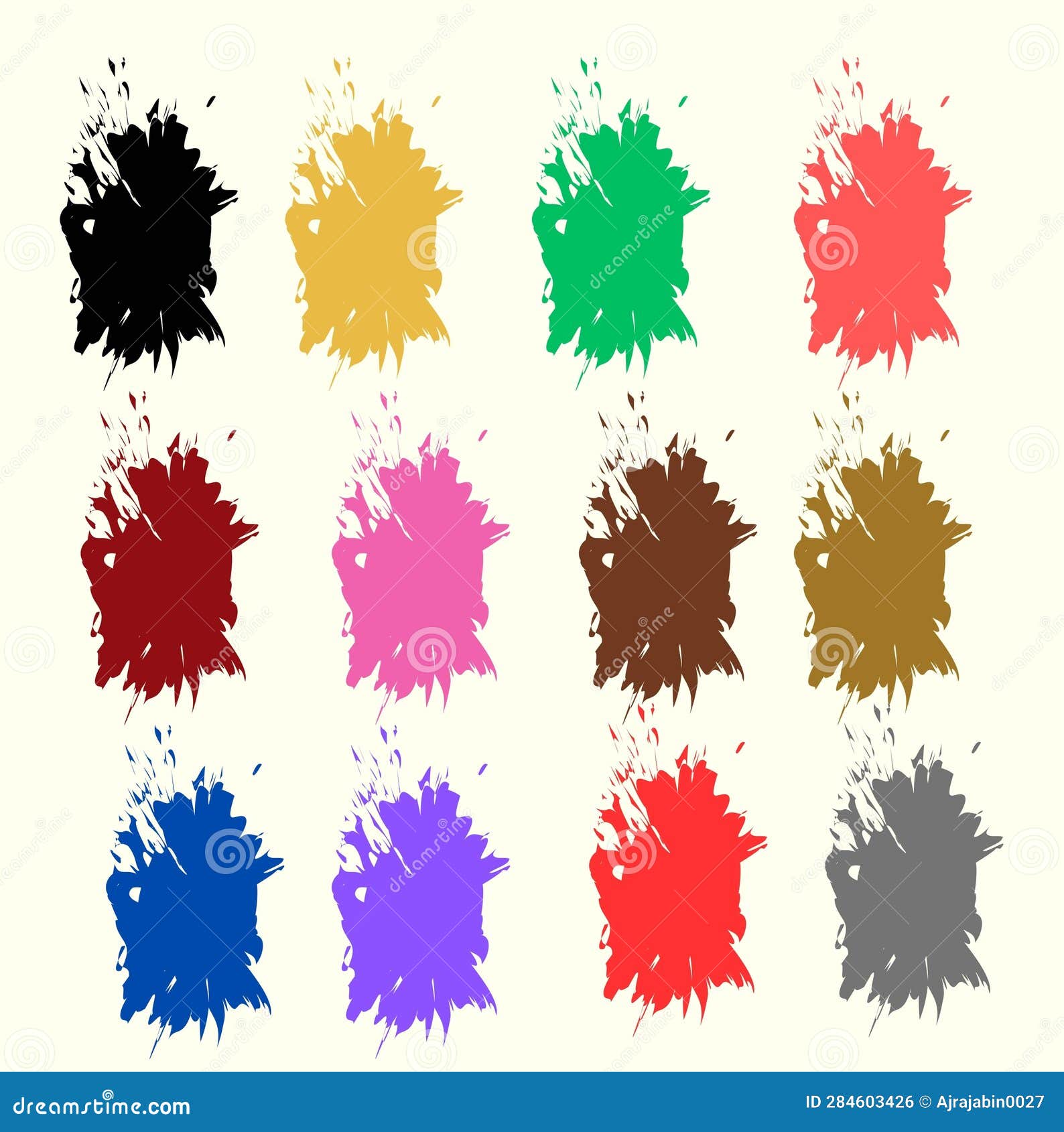 Colour Splash Pattern stock illustration. Illustration of graphic ...