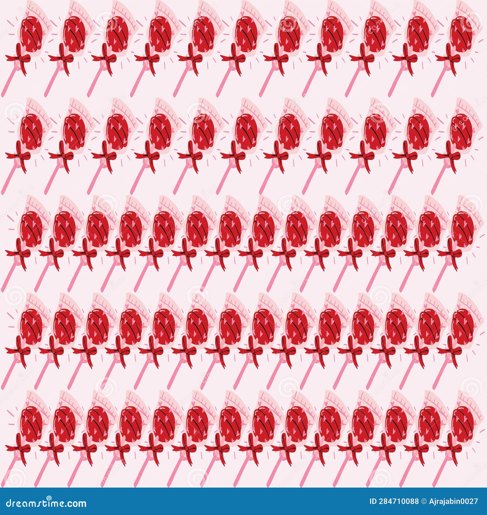 Red Lollipop Pattern stock illustration. Illustration of isolated ...