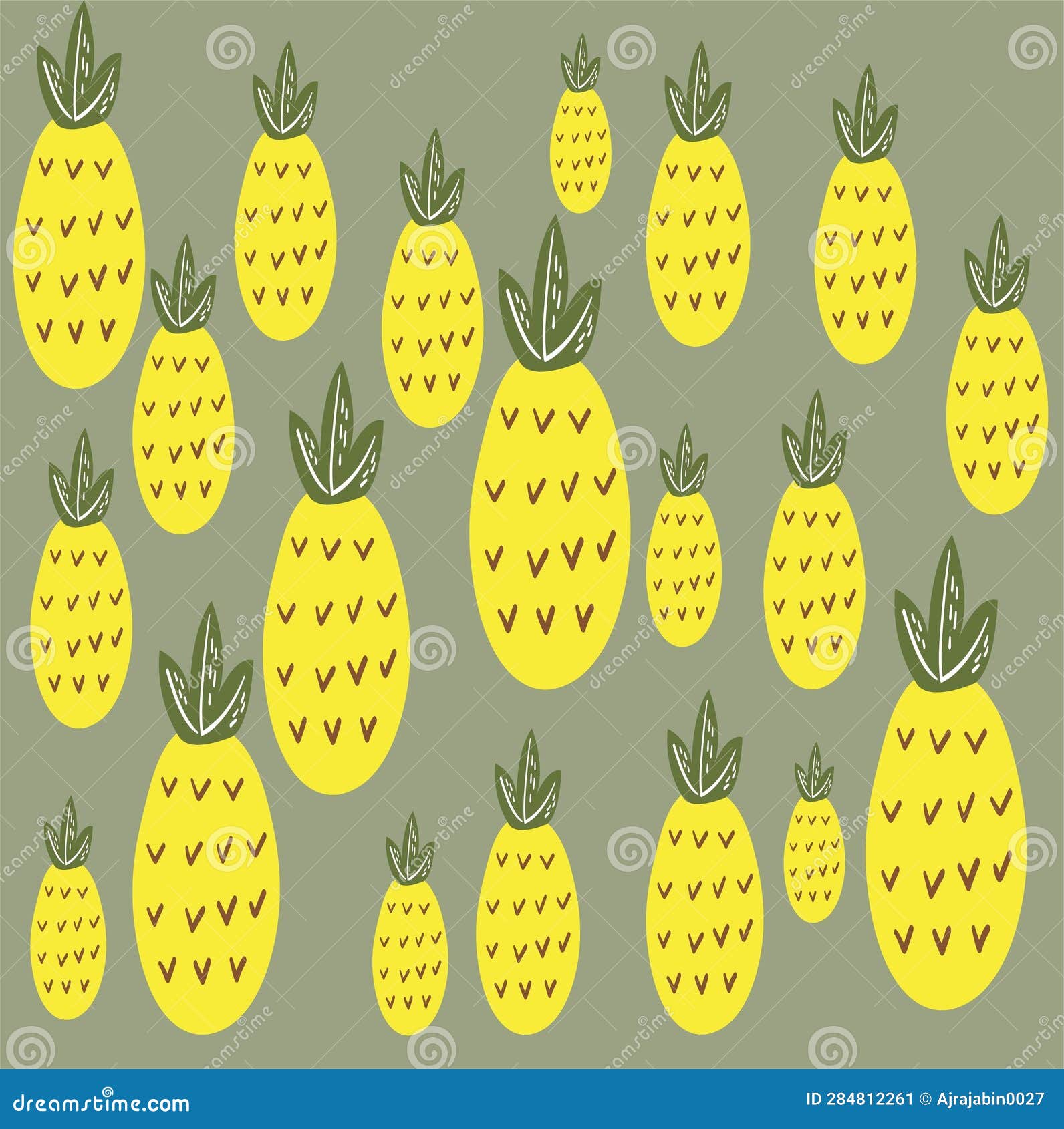 Simple Fruit Pattern stock illustration. Illustration of nature - 284812261