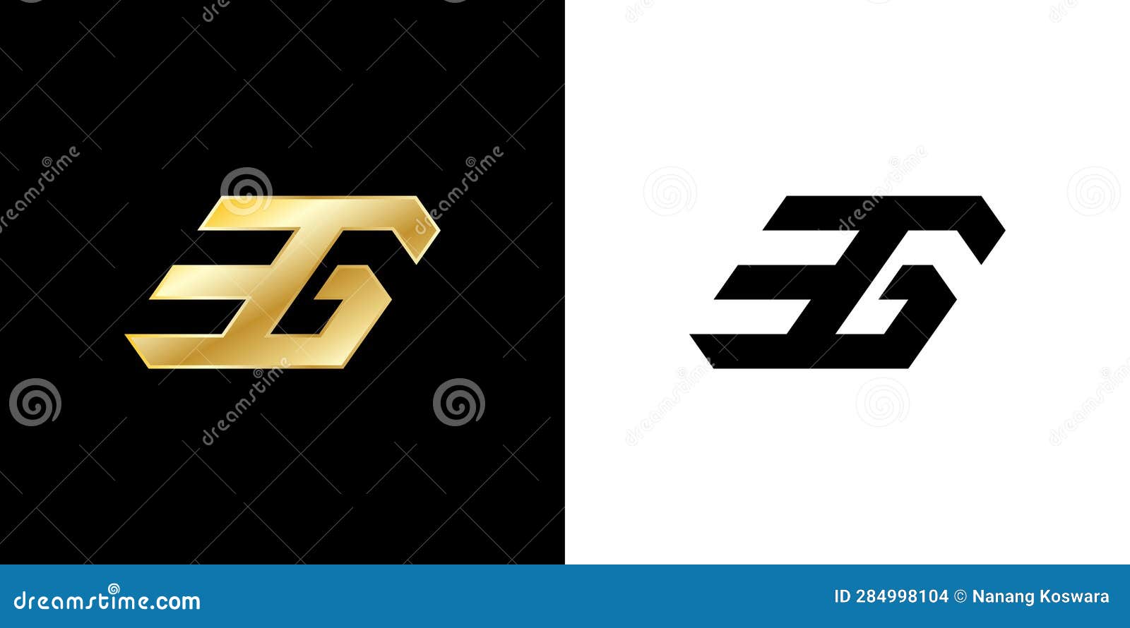 3G Logo Design, 3G Monogram Initials Letter and Number Logo Concept ...