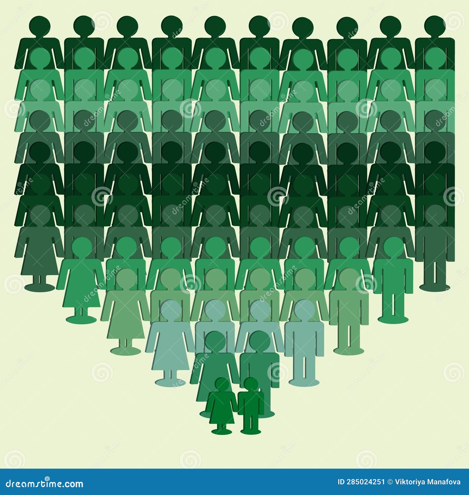 Systemic Family Constellations Stock Illustration - Illustration of ...